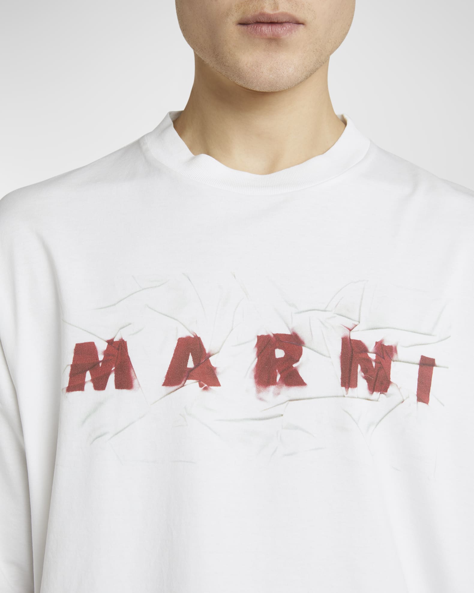 Marni Men's Graphic Logo T-Shirt | Neiman Marcus