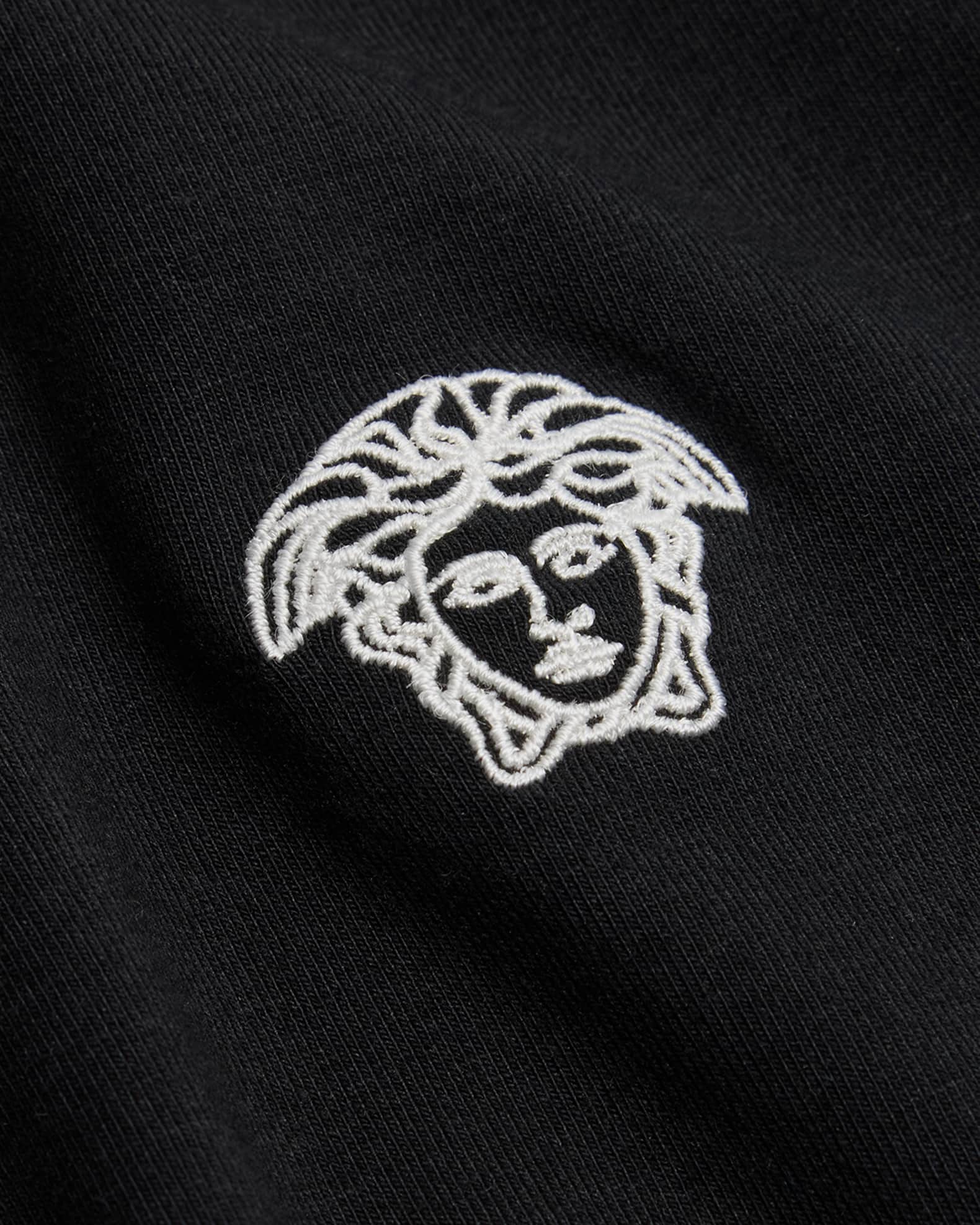 Versace Girl's Greca Border Cropped T-Shirt, Size 4-6 | Neiman Marcus