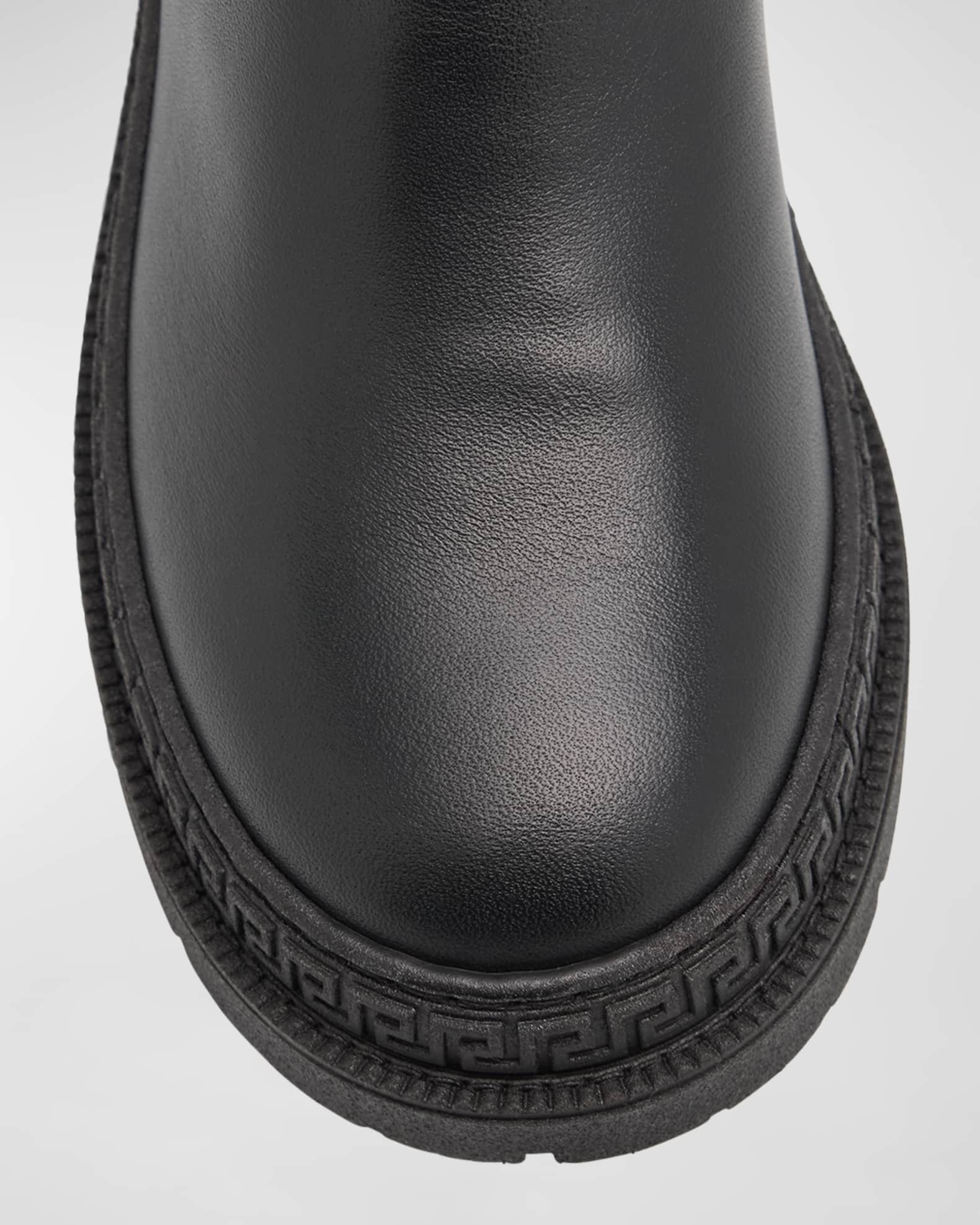Girl's Chelsea Calf Leather Booties | Neiman Marcus
