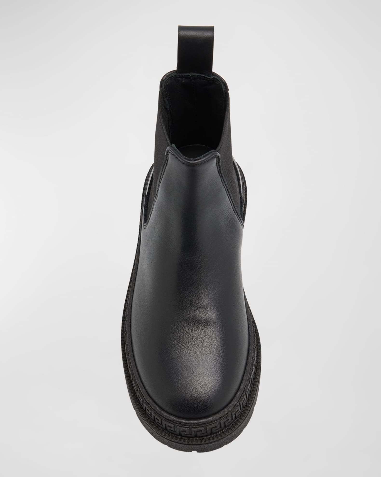 Girl's Chelsea Calf Leather Booties | Neiman Marcus