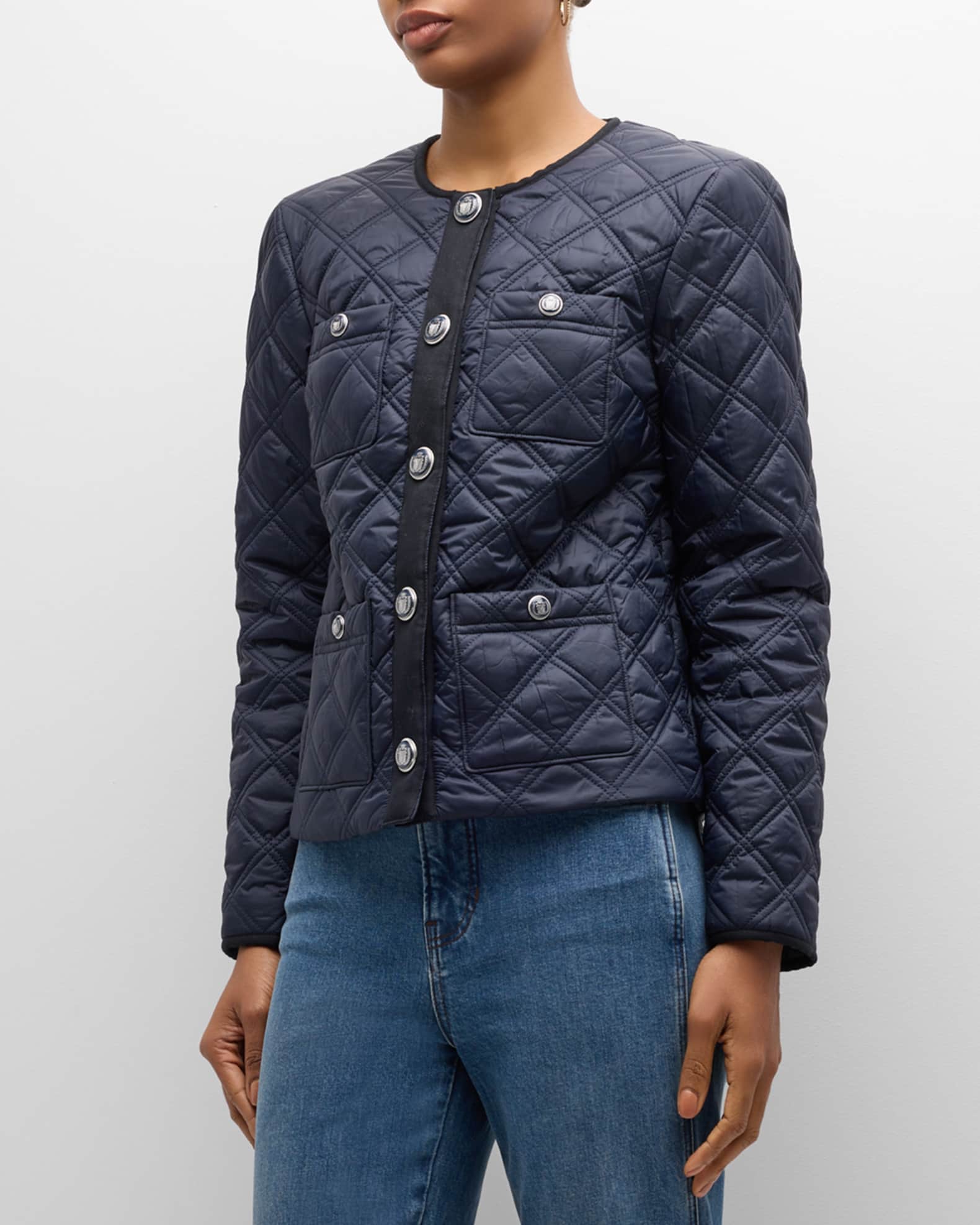 Veronica Beard Shalia Quilted Jacket | Neiman Marcus
