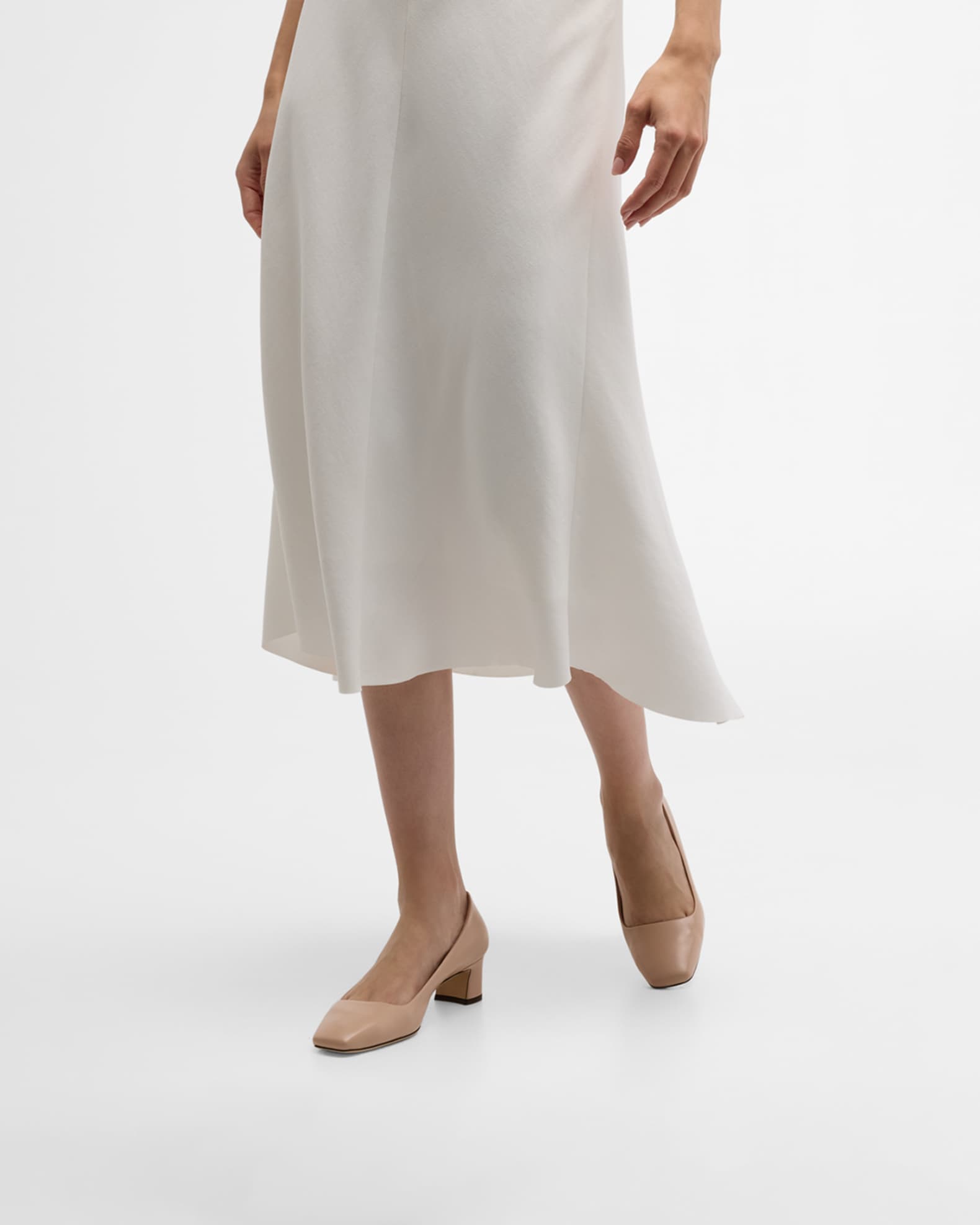 Jimmy Choo Winnie Leather Square-Toe Pumps | Neiman Marcus