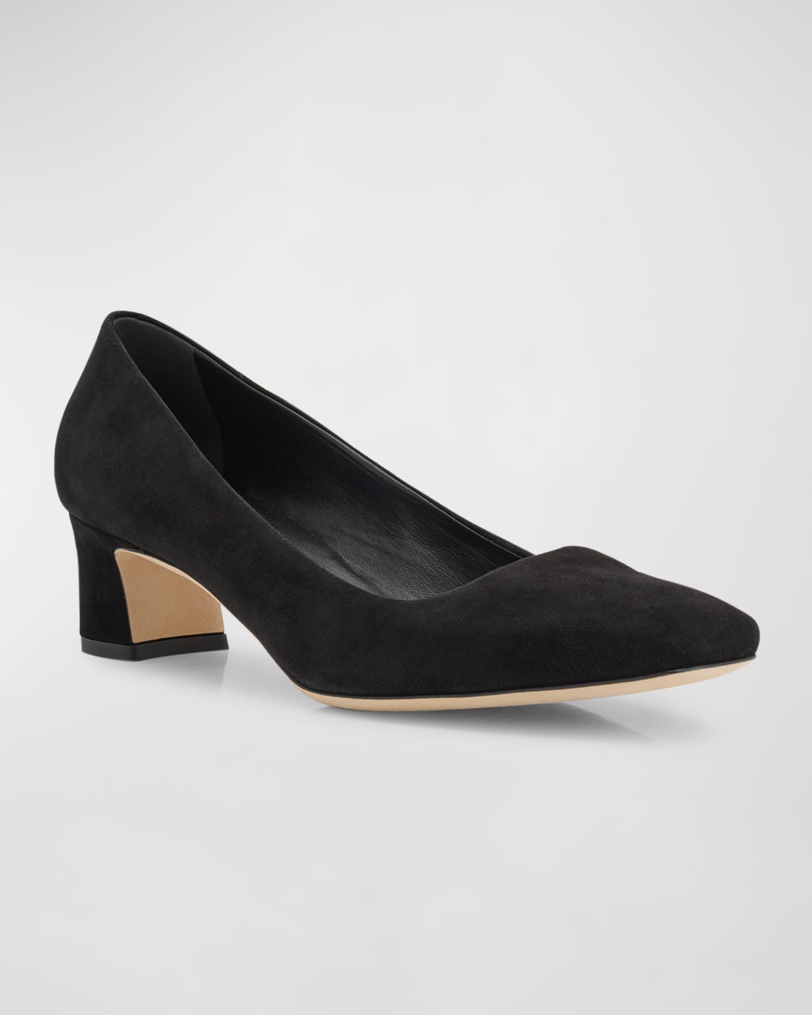 Jimmy Choo Winnie Suede Square-Toe Pumps | Neiman Marcus