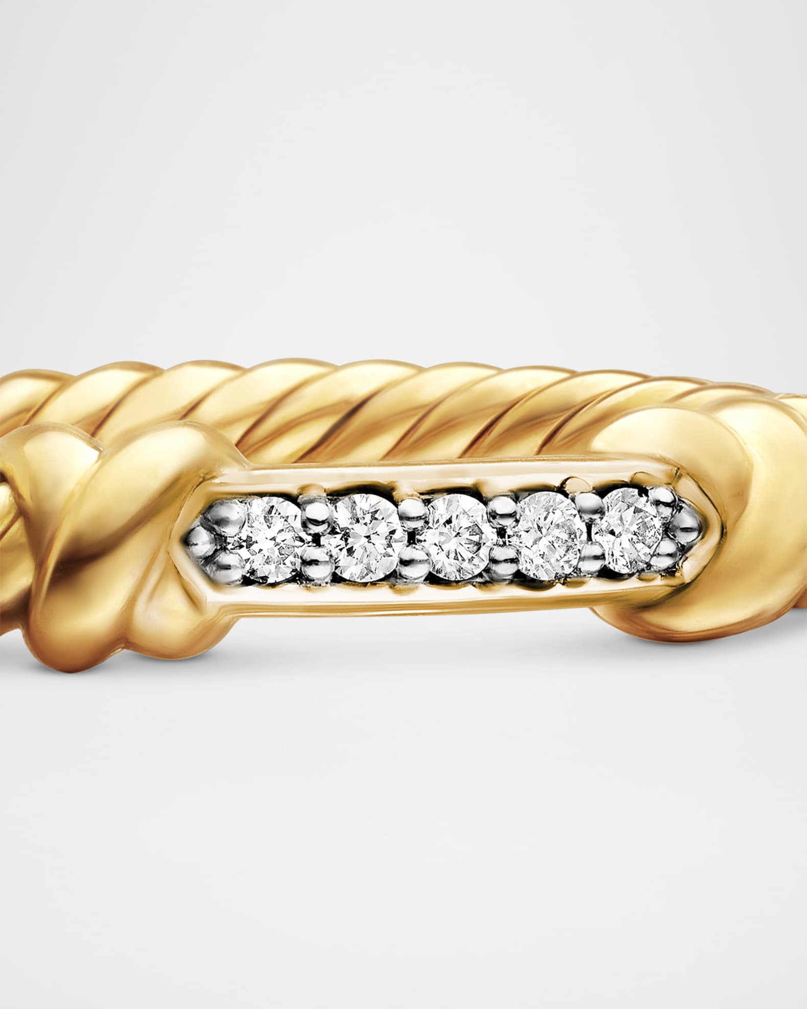 David Yurman Petite Helena Wrap Band Ring, 4mm | Neiman Marcus