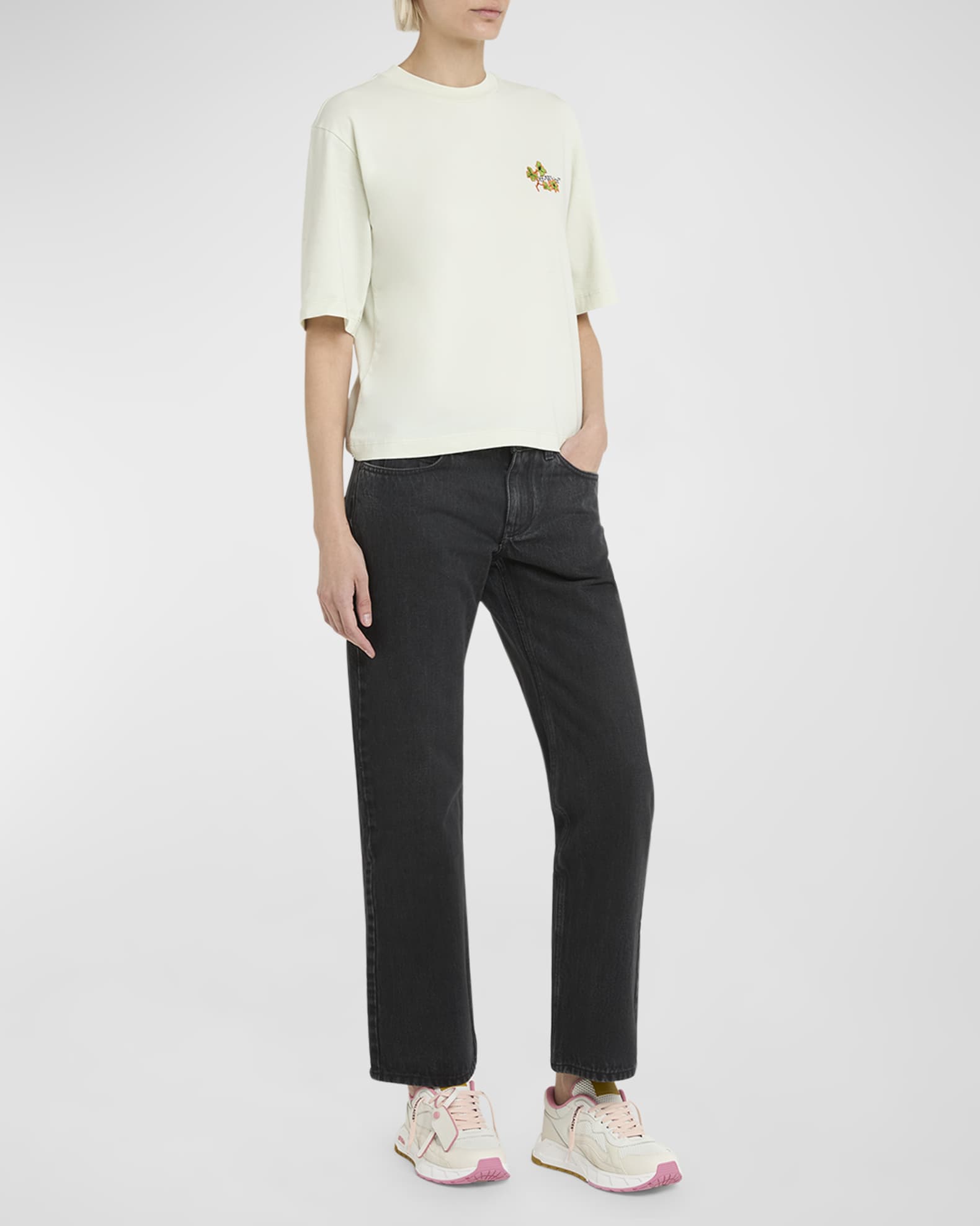 Off-White Kick Off Mesh Runner Sneakers | Neiman Marcus