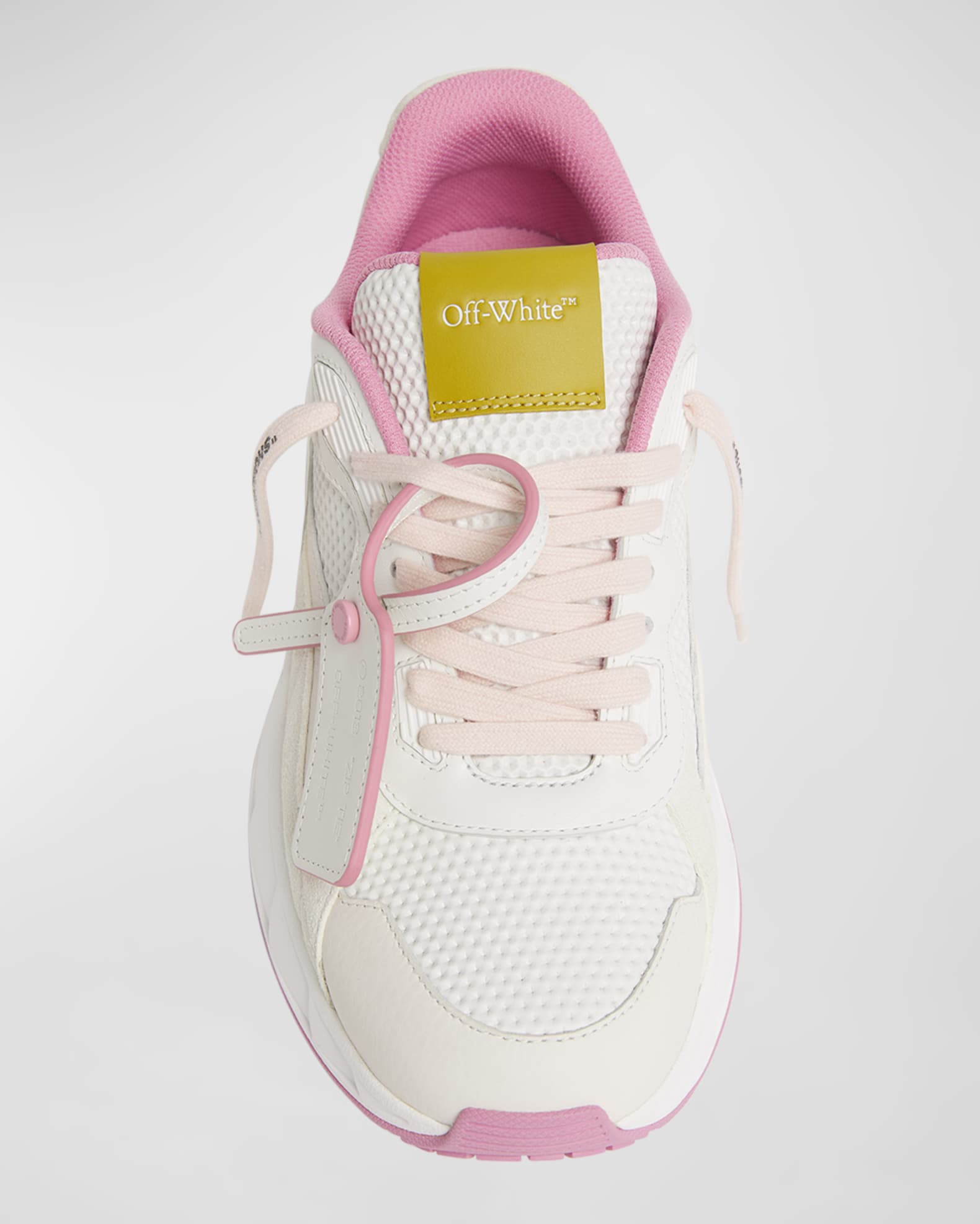 Off-White Kick Off Mesh Runner Sneakers | Neiman Marcus