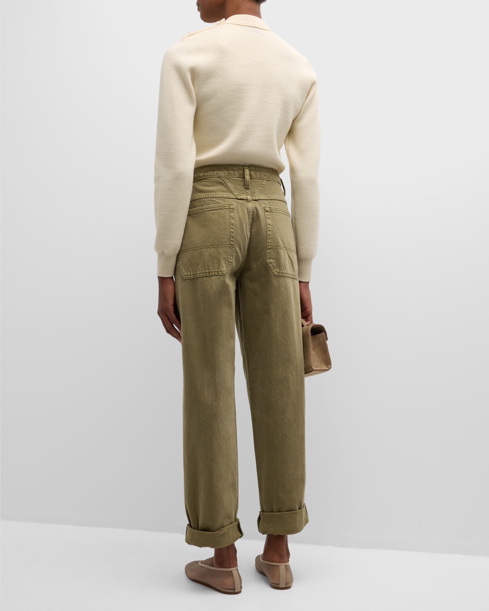 FRAME 90s Utility Loose Pants | Neiman Marcus