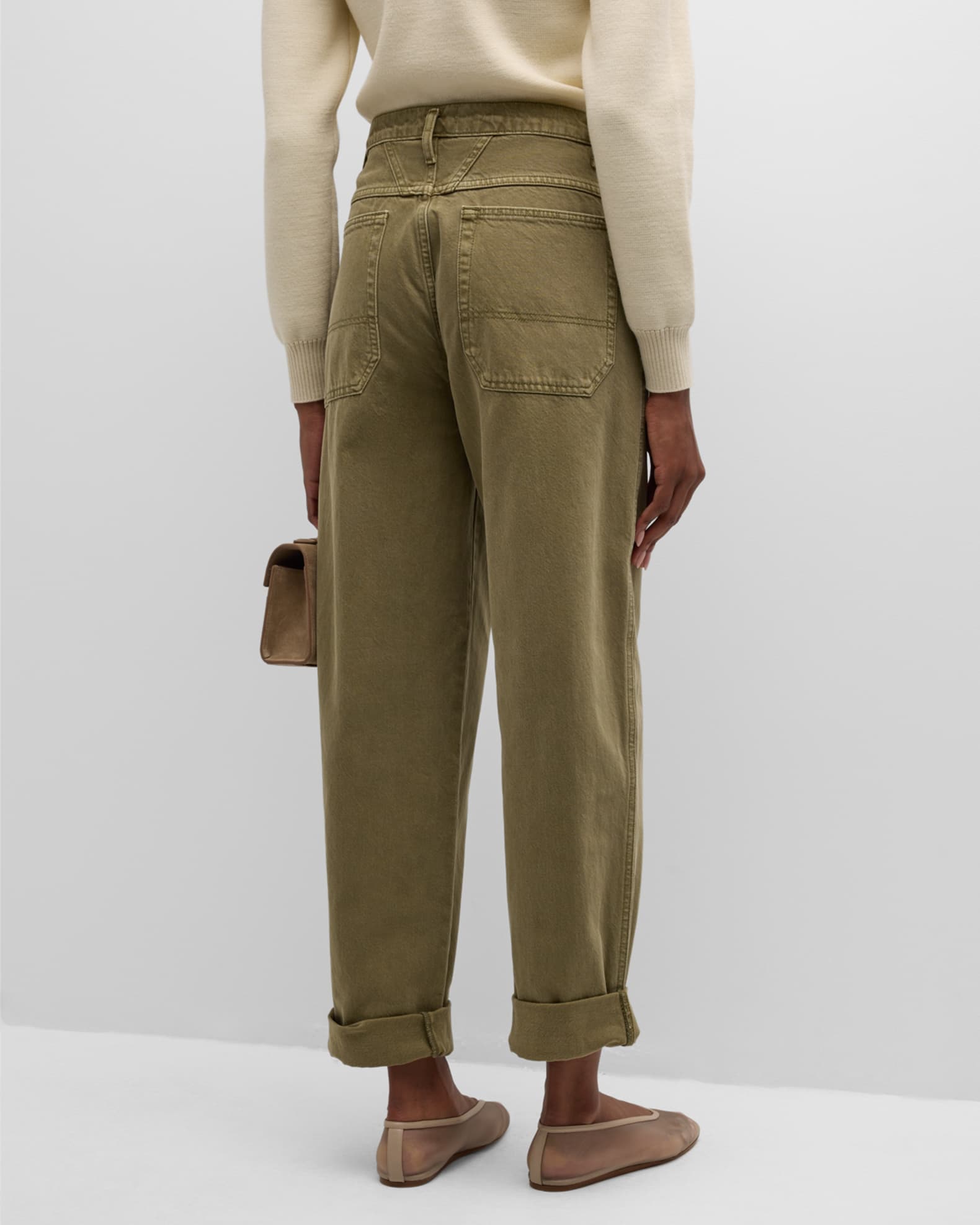 FRAME 90s Utility Loose Pants | Neiman Marcus