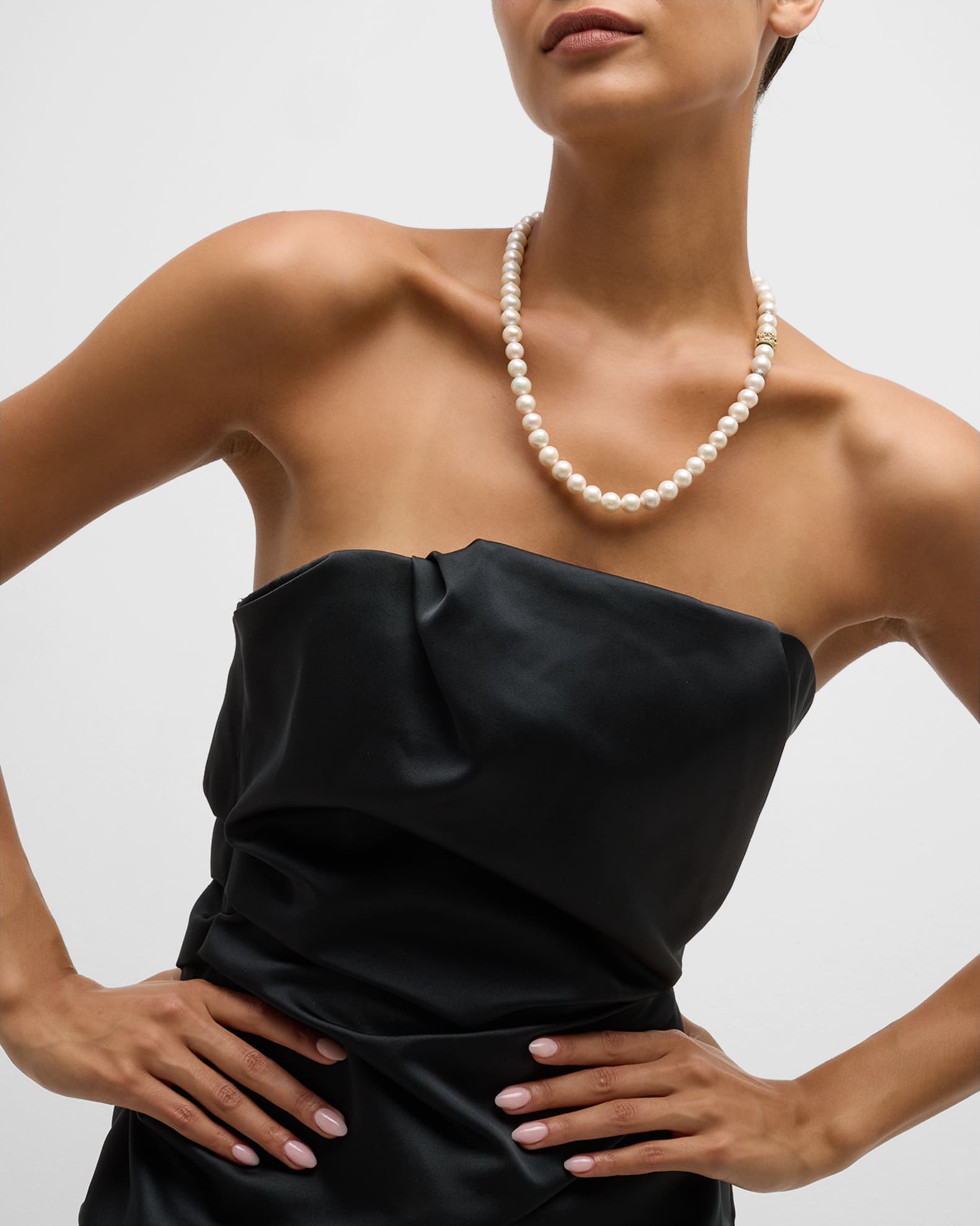 Armenta Pearl Beaded Necklace, 30-34"L | Neiman Marcus