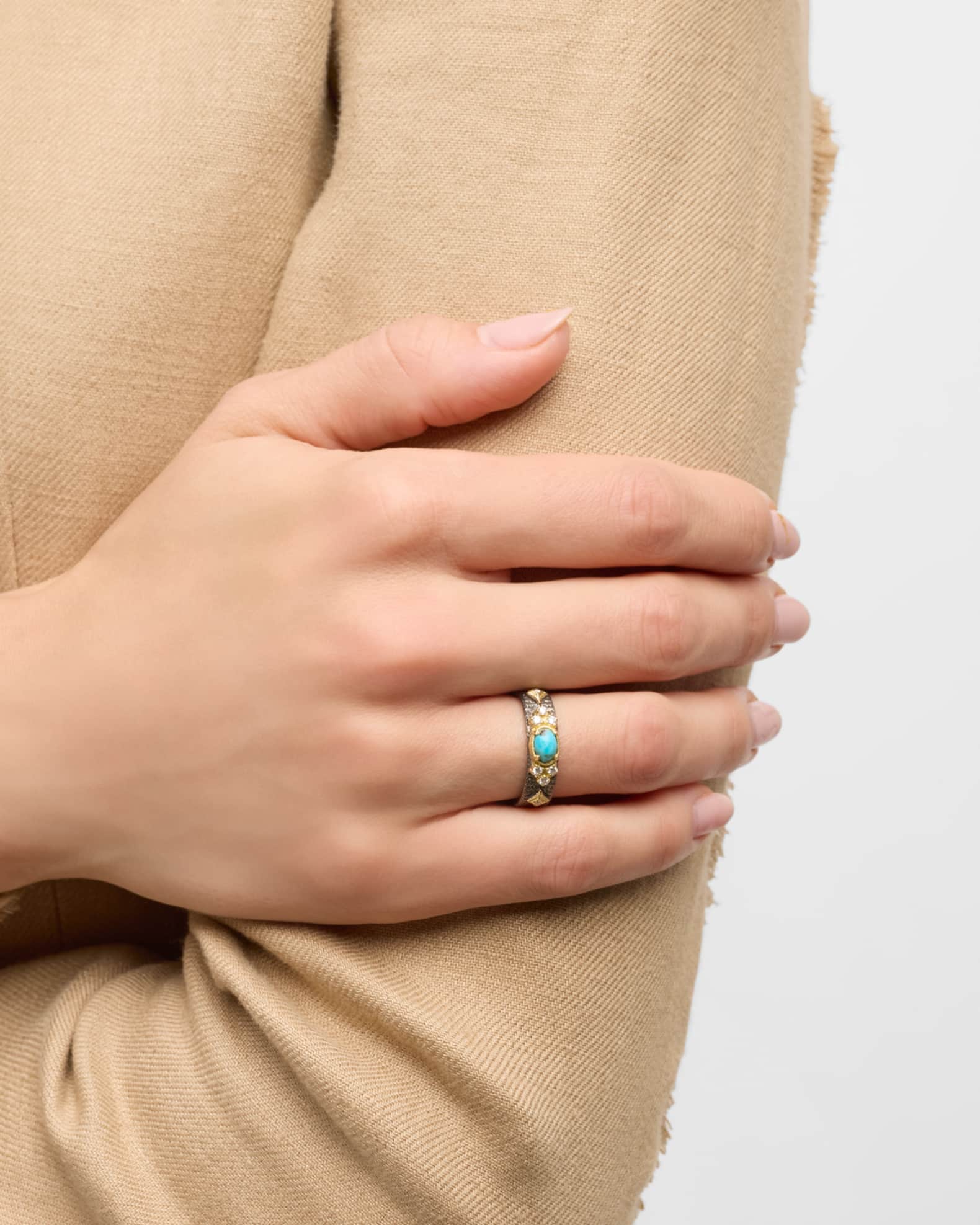 Armenta Turquoise East West Stack Band | Neiman Marcus