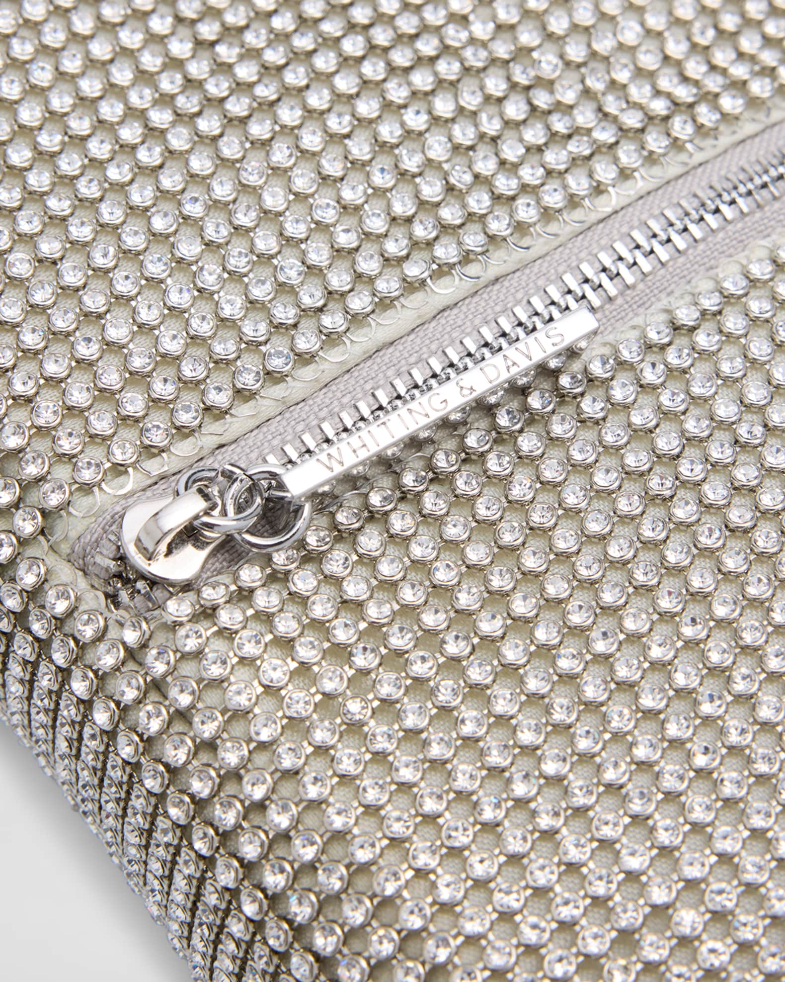 Whiting & Davis Zip Crystal Crossbody Bag | Neiman Marcus