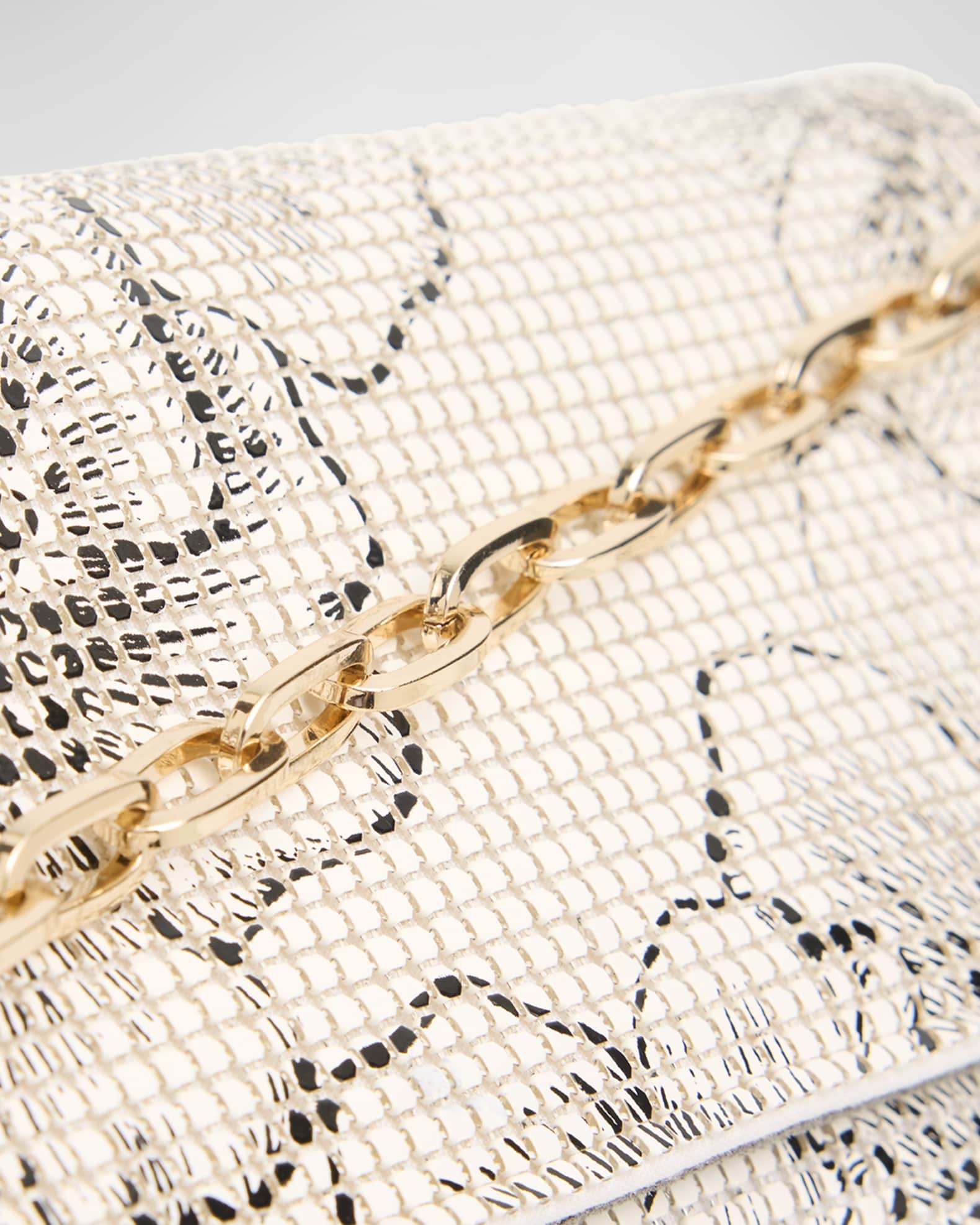 Whiting & Davis Mesh Floral Embellished Crossbody Bag | Neiman Marcus