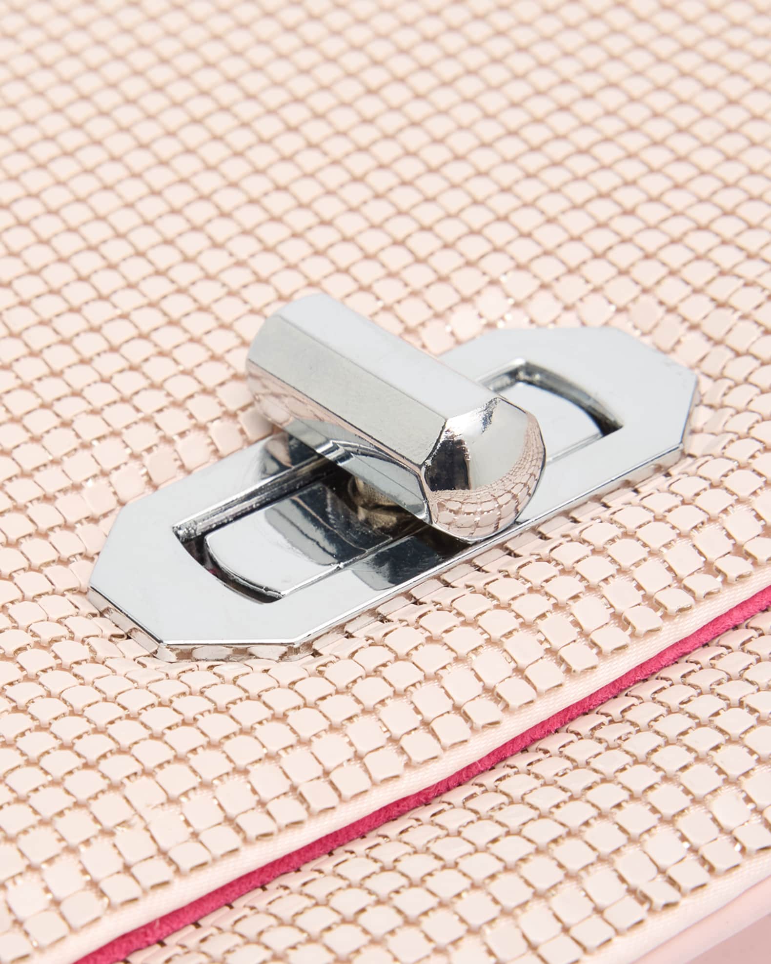 Whiting & Davis Mesh Embellished Chain Crossbody Bag | Neiman Marcus