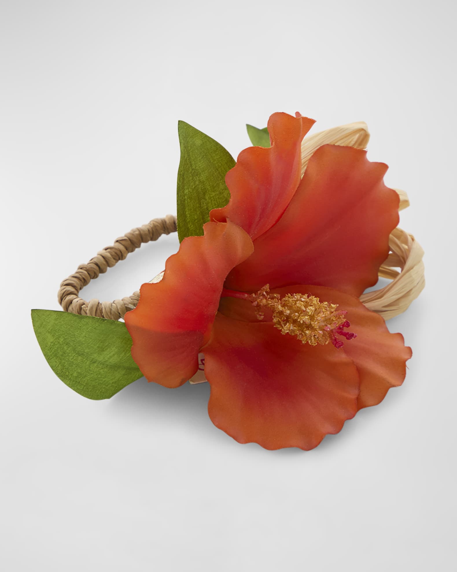 Deborah Rhodes Hibiscus Spray Napkin Ring | Neiman Marcus