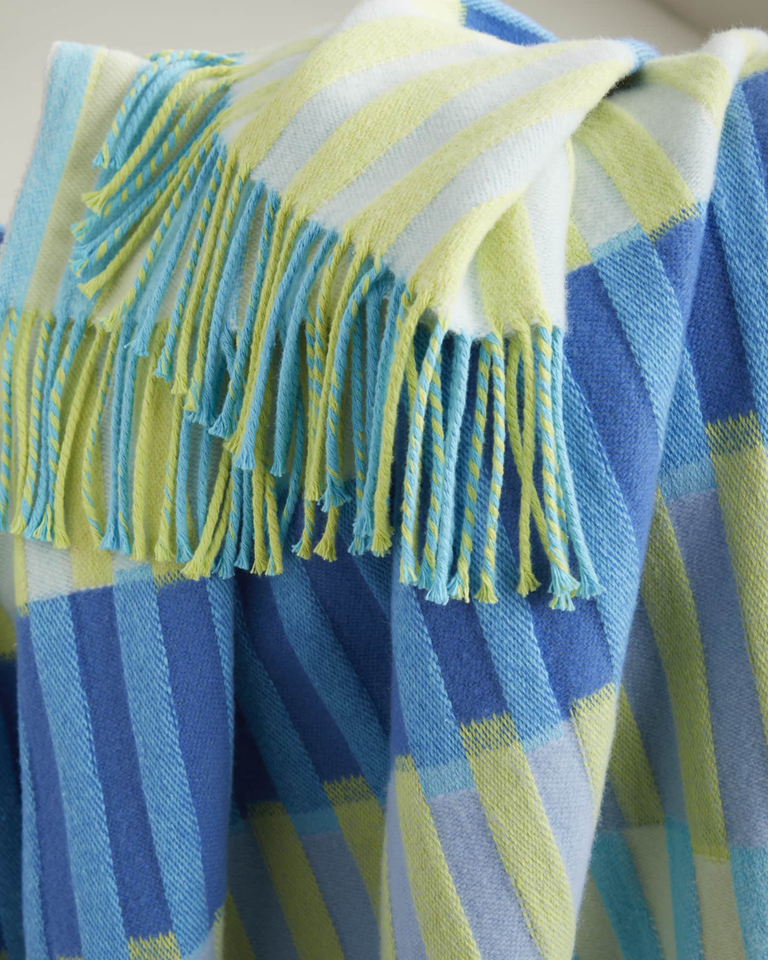 Designers Guild Murazzi Porcelain Throw Blanket | Neiman Marcus