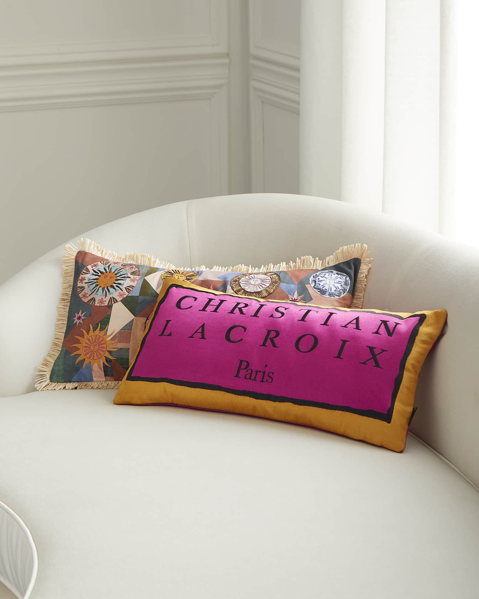 Christian Lacroix Trinquetaille Terre Cuite Cushion | Neiman Marcus