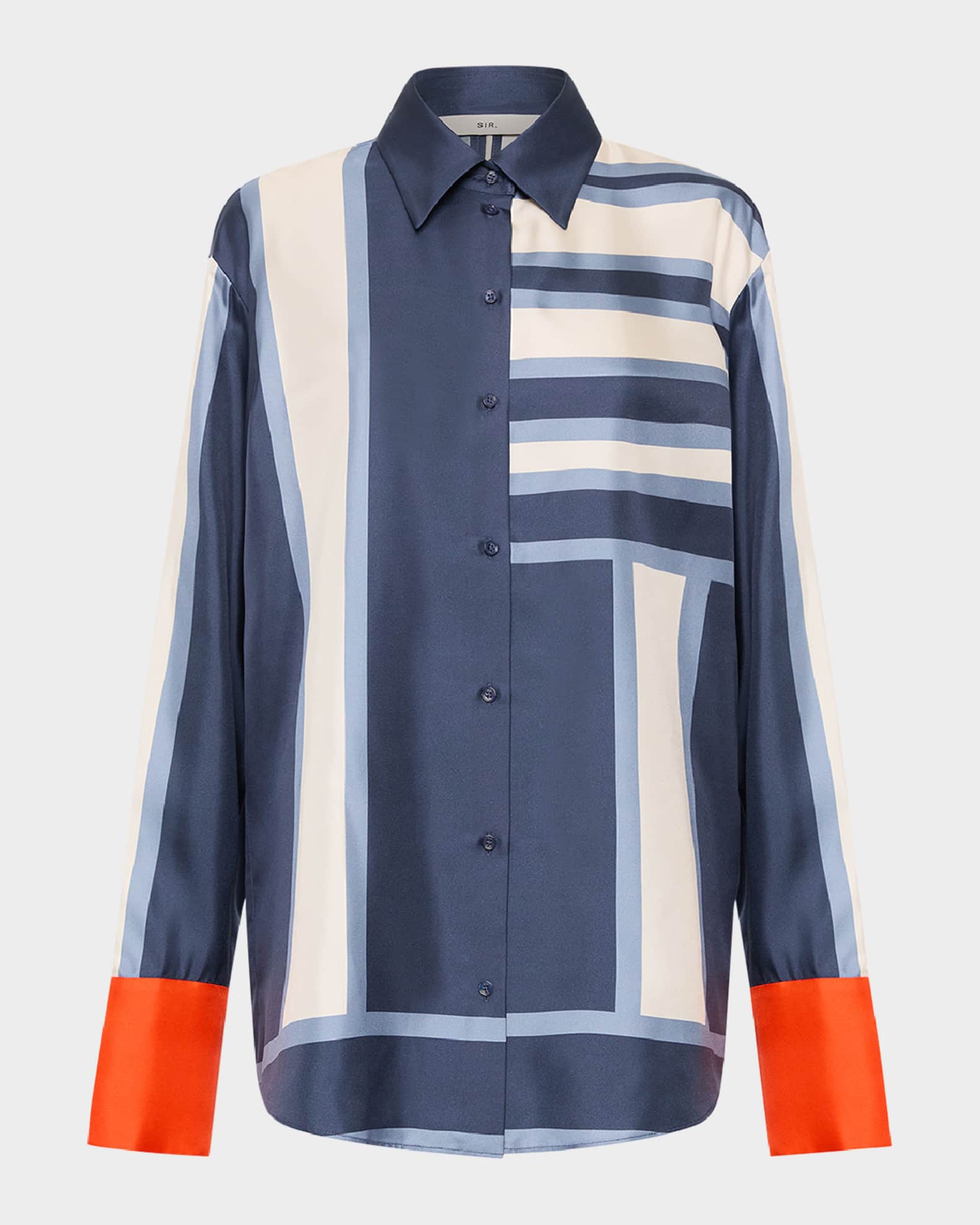 SIR Dazed Button-Front Shirt | Neiman Marcus