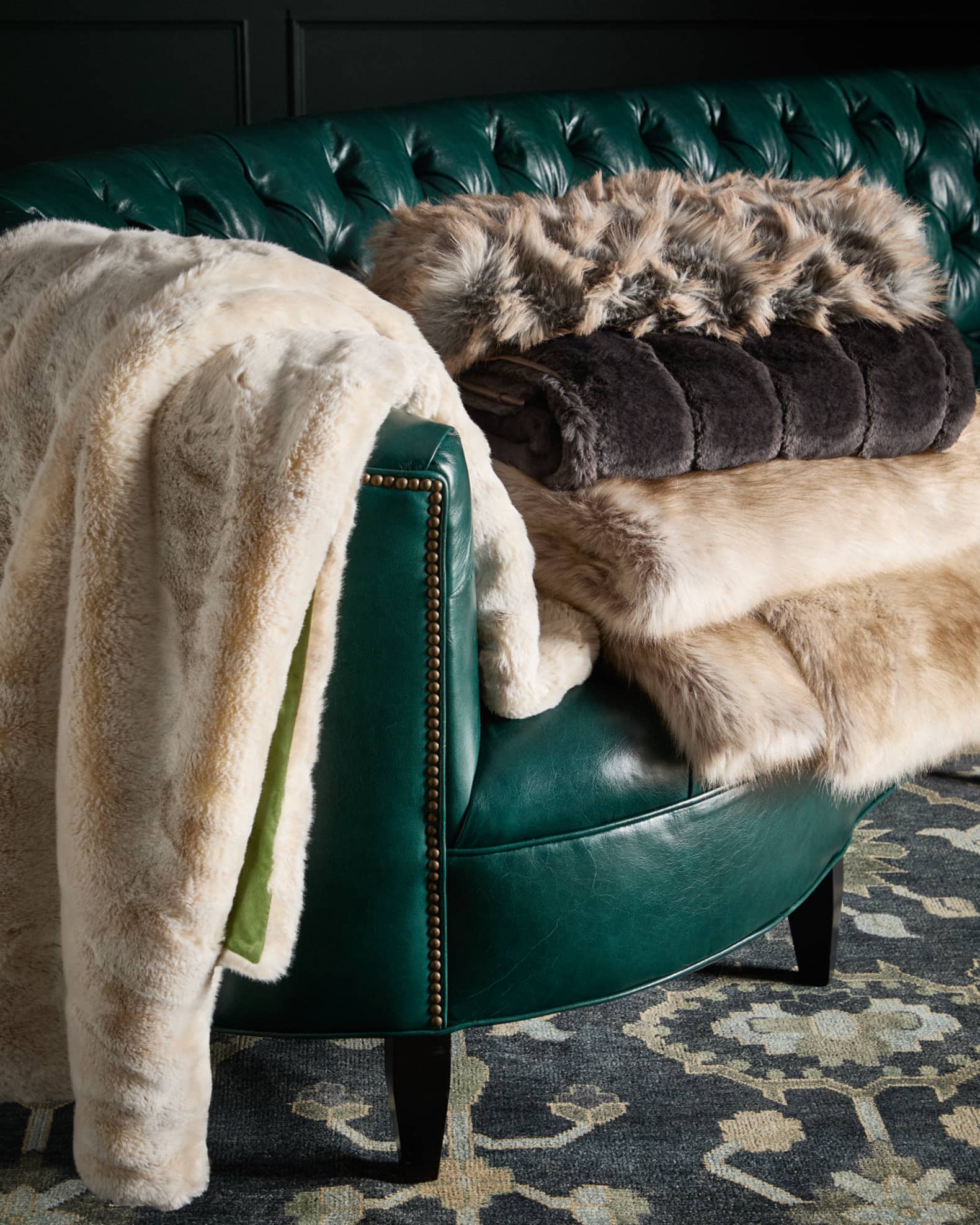 Fabulous Furs Posh Throw Blanket | Neiman Marcus