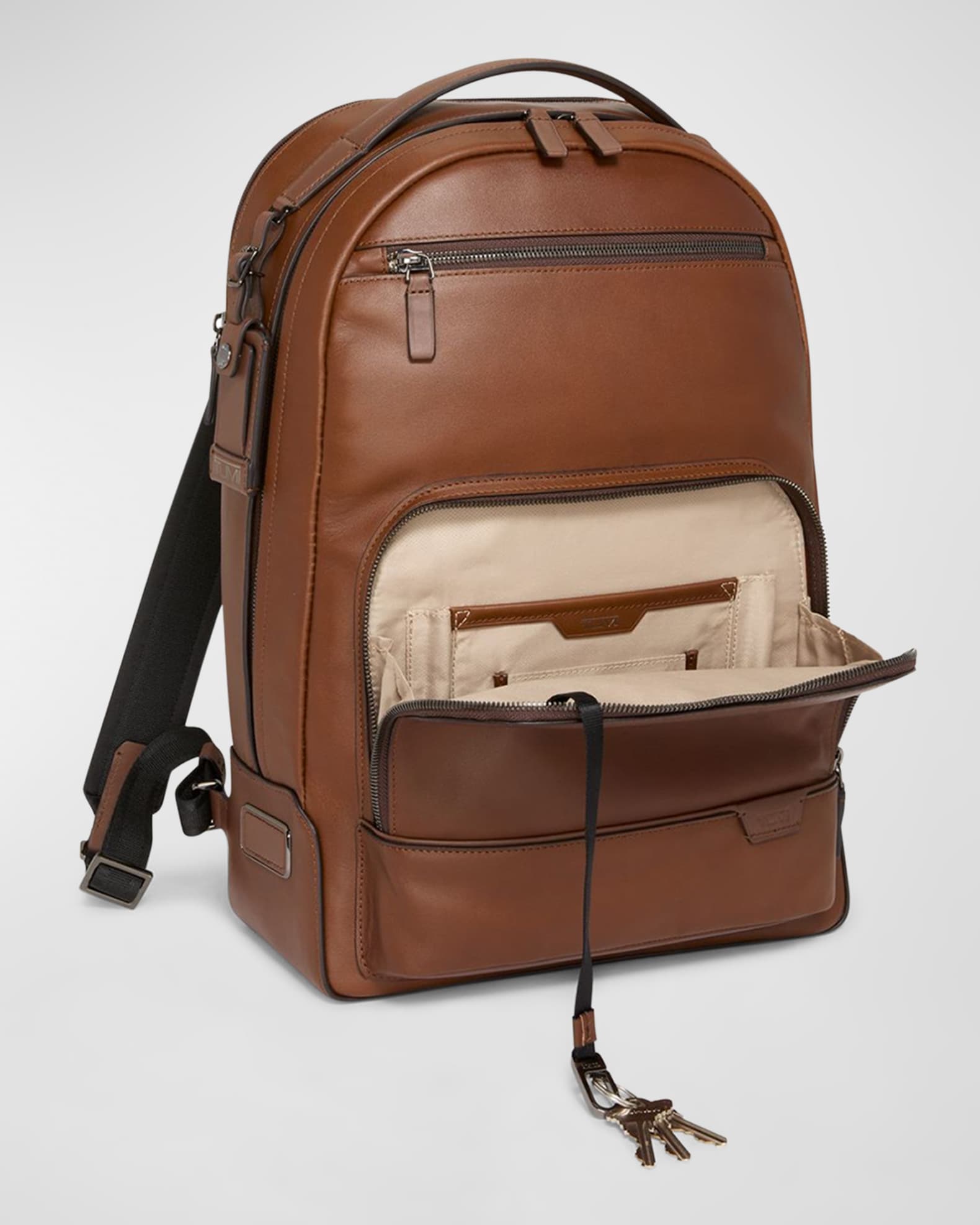 Tumi Warren Leather Backpack | Neiman Marcus