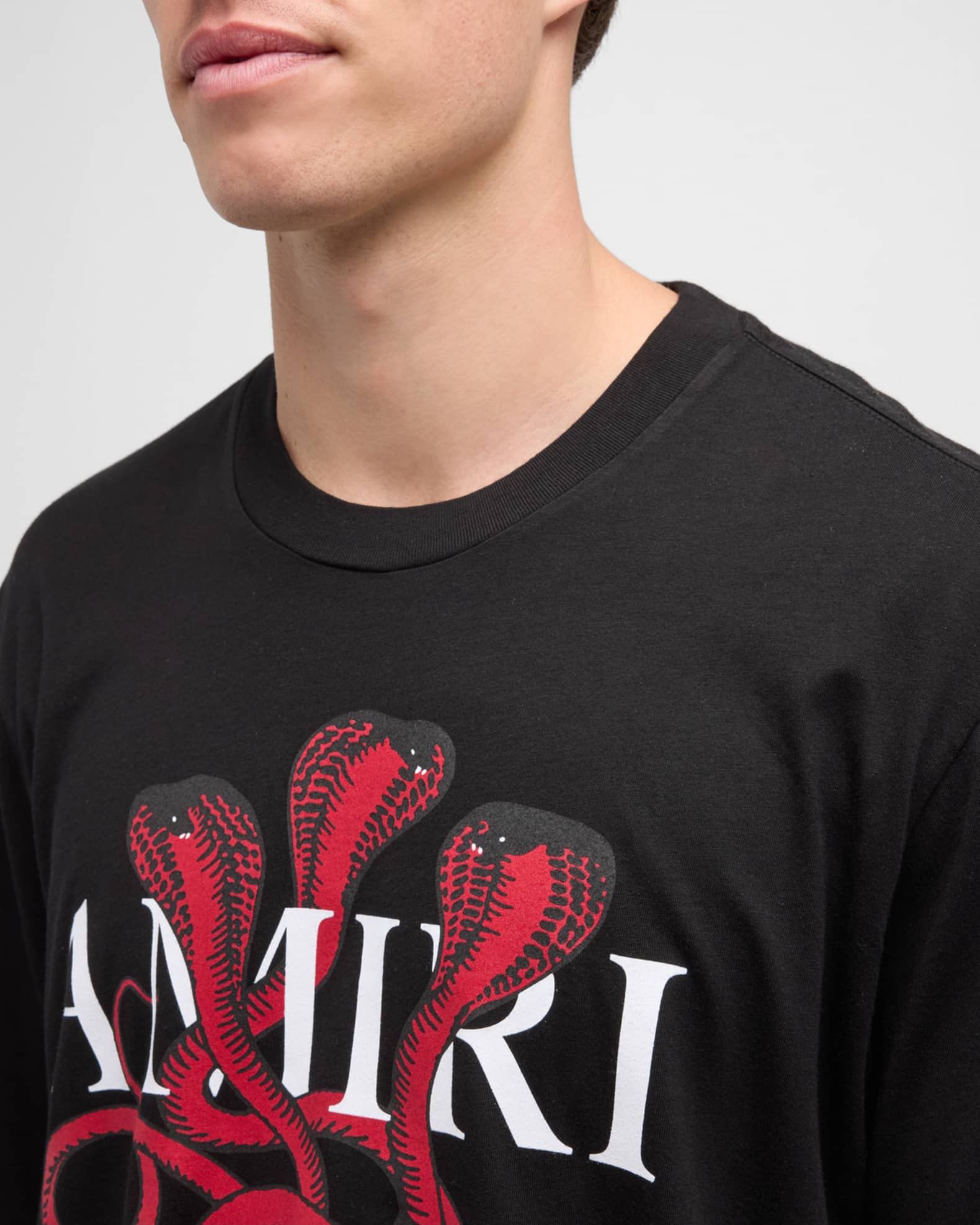 Amiri Men's Snake Logo T-Shirt | Neiman Marcus