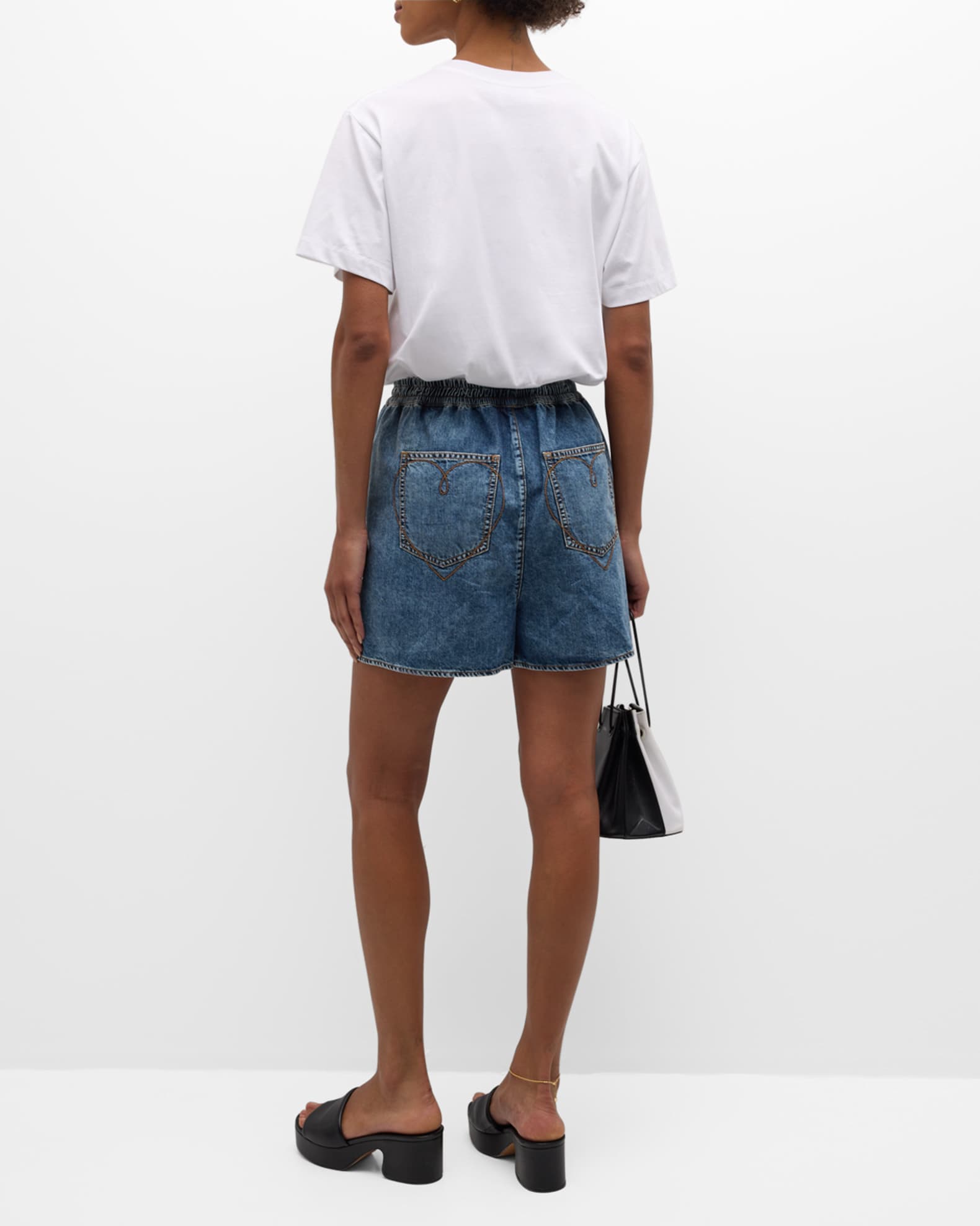 Moschino Jeans Denim Boxer Shorts | Neiman Marcus