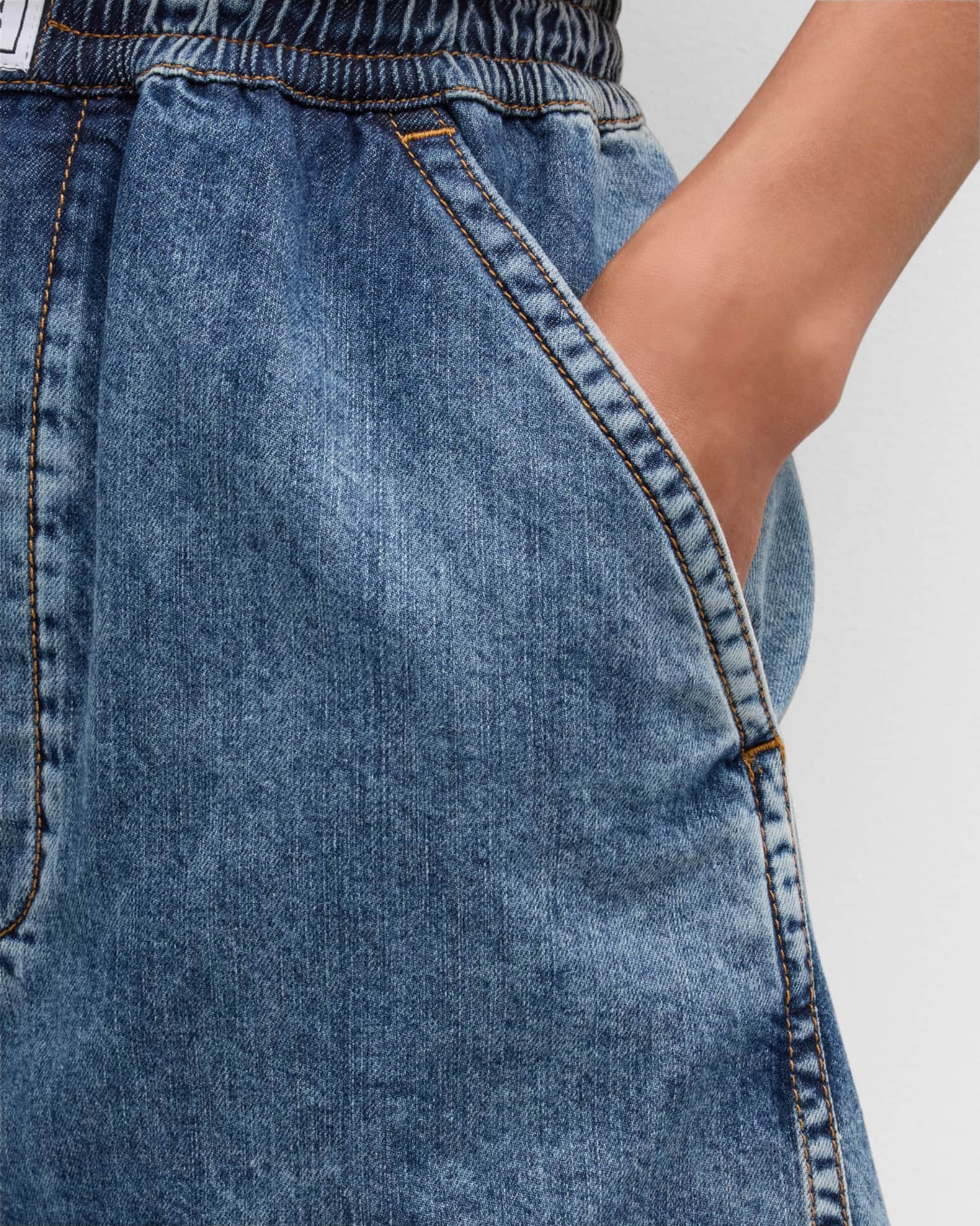 Moschino Jeans Denim Boxer Shorts | Neiman Marcus