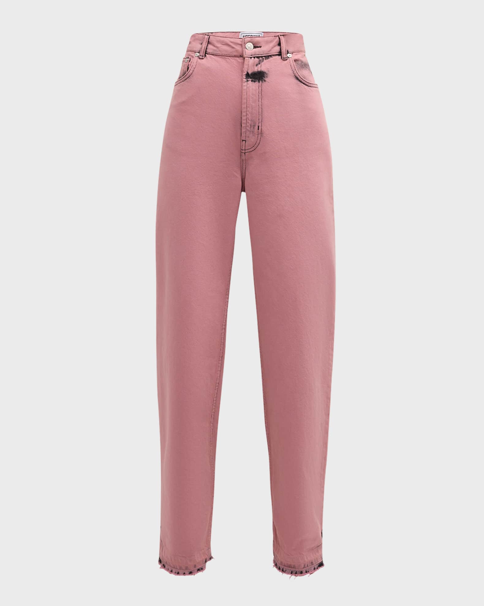 Moschino Jeans Overdyed High-Rise Boyfriend Jeans | Neiman Marcus