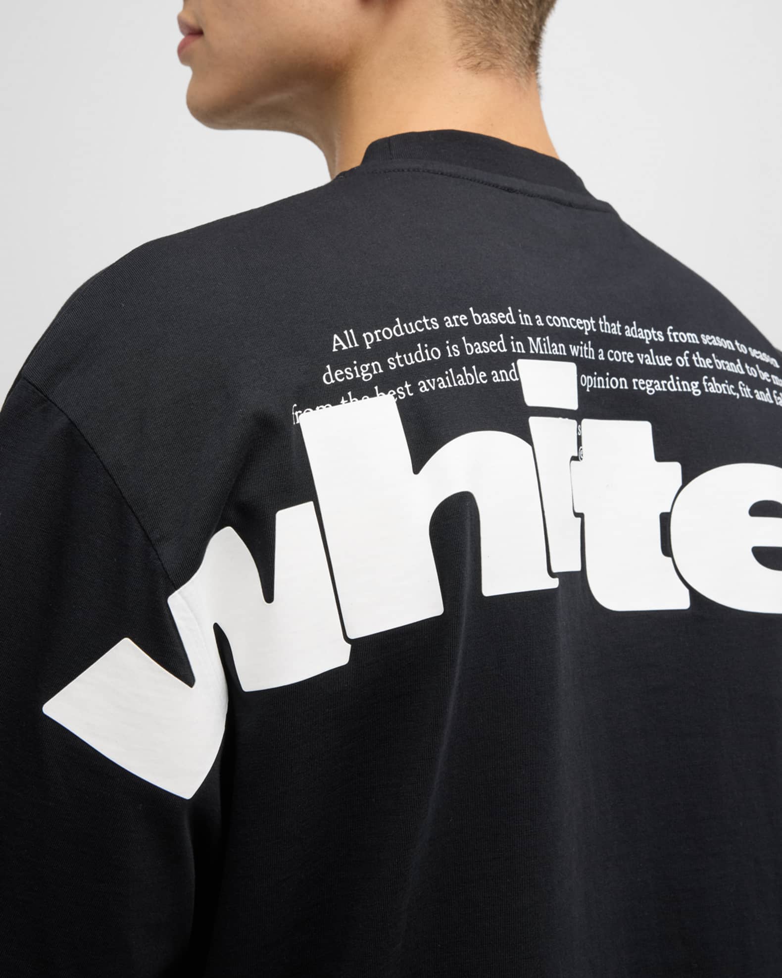 Off-White Men's Shared Logo Skate T-Shirt | Neiman Marcus