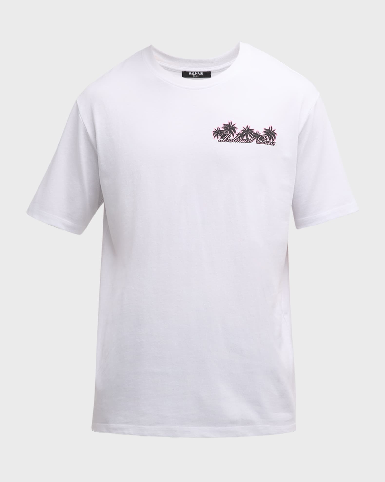 Balmain Men's Balmain Club Paris Graphic T-Shirt | Neiman Marcus