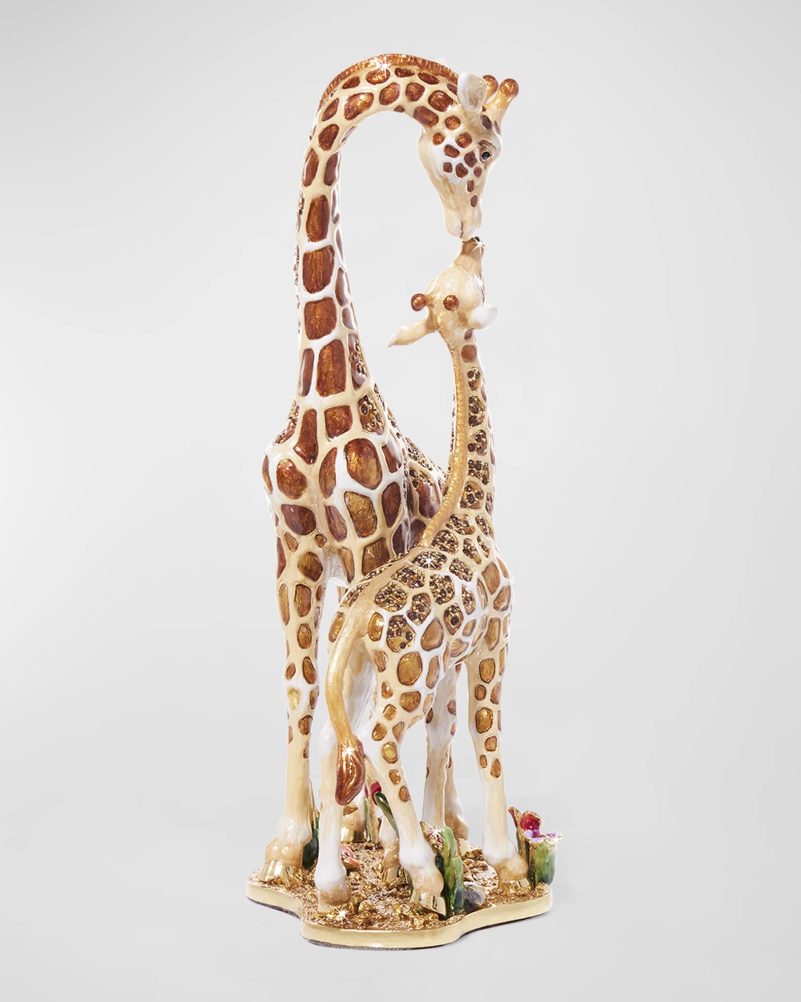 Jay Strongwater Mother and Baby Giraffe Tabletop Object | Neiman Marcus