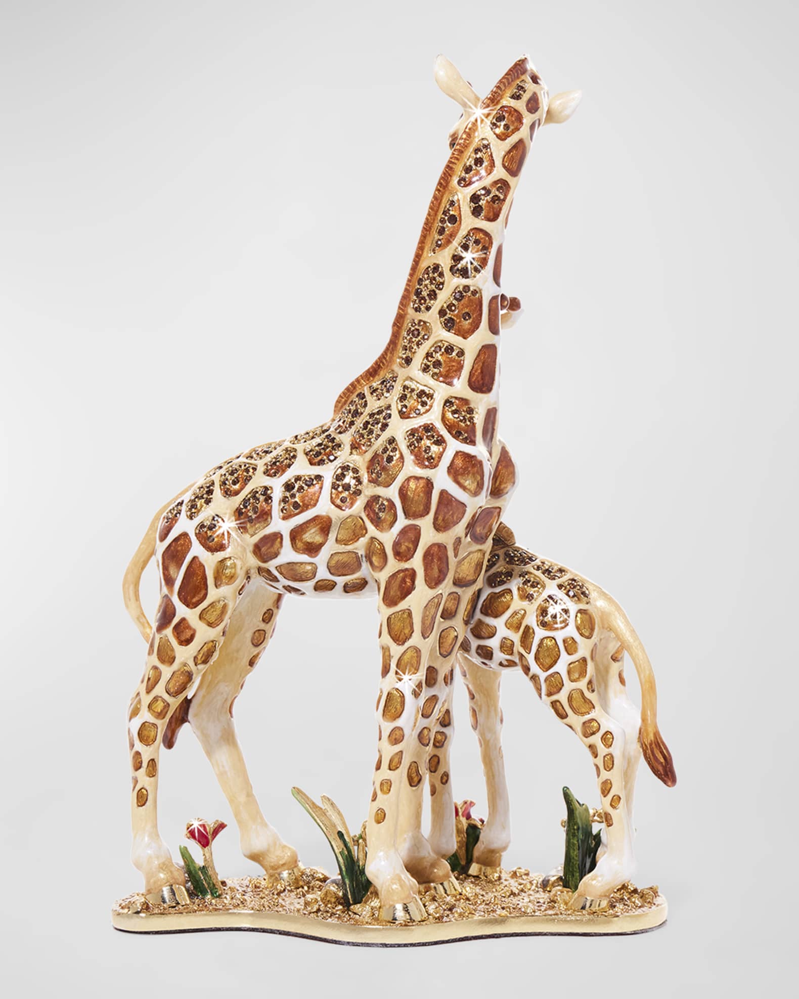 Jay Strongwater Mother and Baby Giraffe Tabletop Object | Neiman Marcus