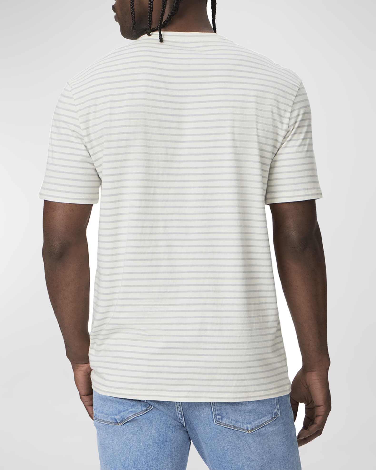 PAIGE Men's Ramirez Striped T-Shirt | Neiman Marcus