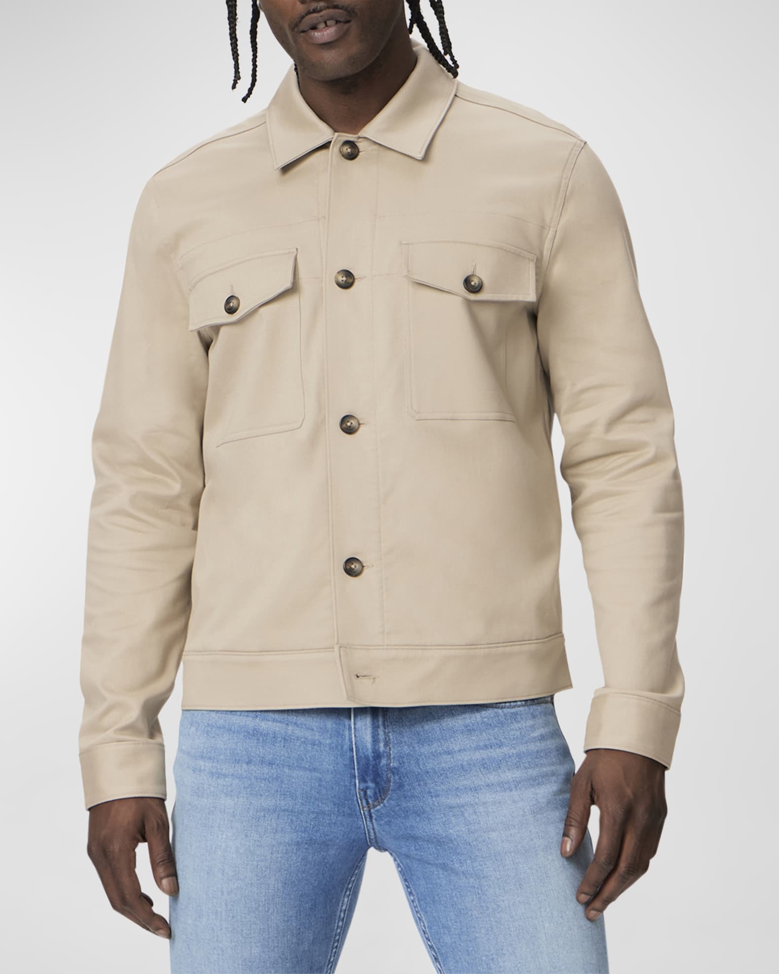 PAIGE Men's Alfred Twill Jacket | Neiman Marcus