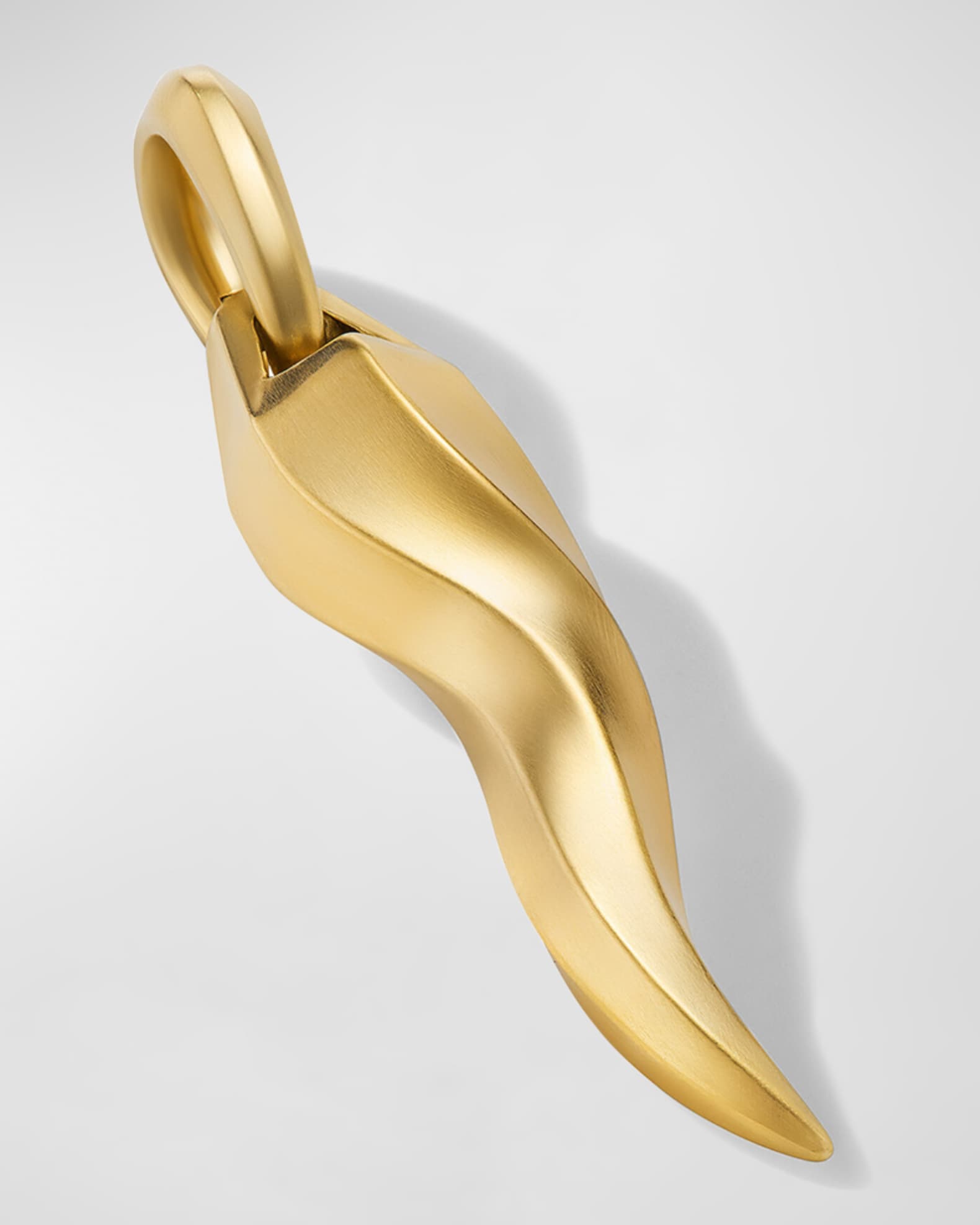 David Yurman Men's Cornicello Pendant in 18K Gold, 30mm | Neiman Marcus