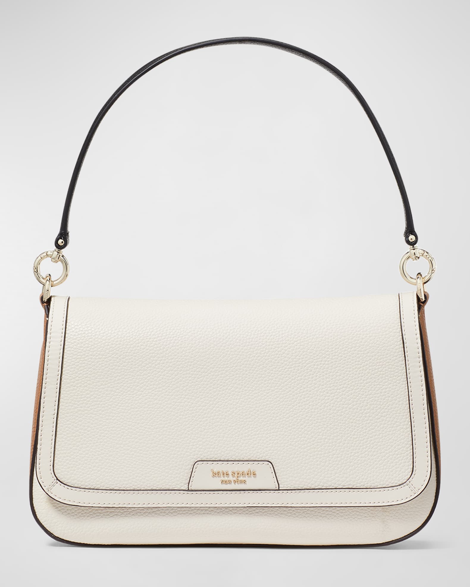 kate spade new york hudson colorblocked shoulder bag in pebbled leather ...
