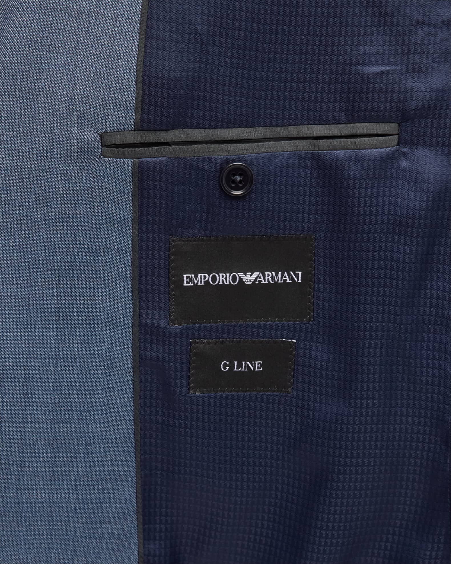 Emporio Armani Men's Solid Wool-Blend Suit | Neiman Marcus