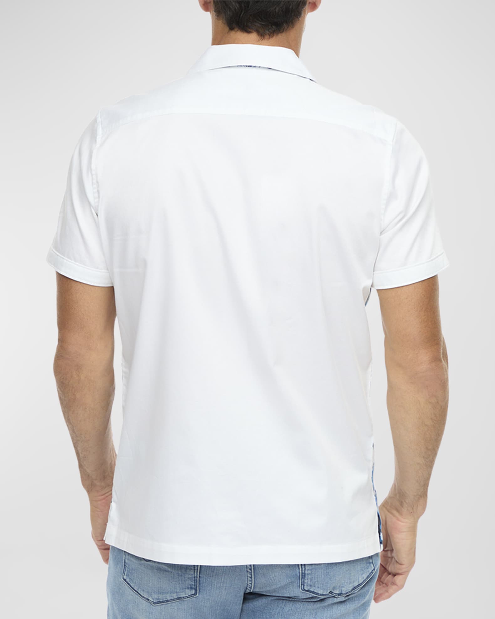Robert Graham Men's Fabian Woven Camp Shirt | Neiman Marcus