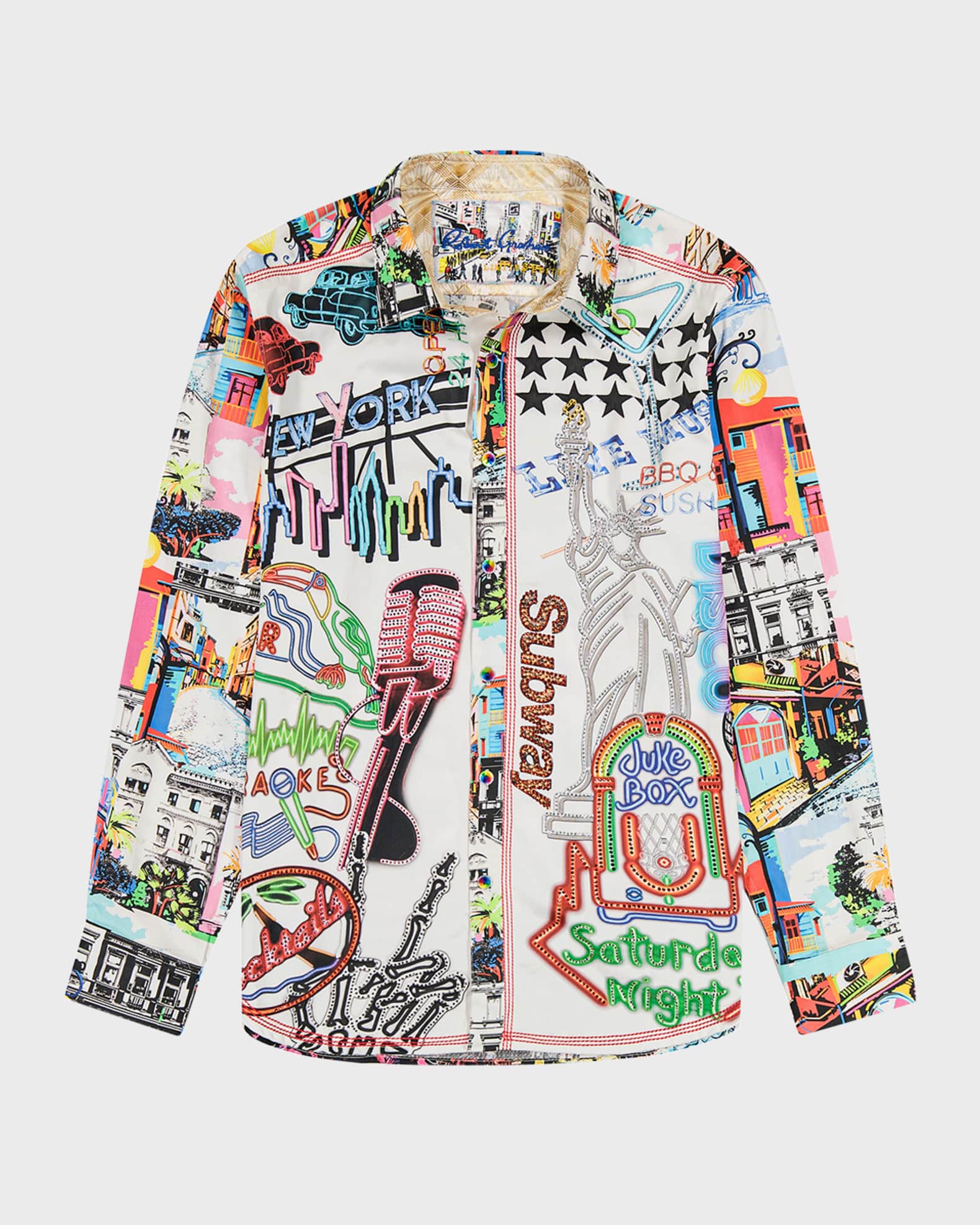 Robert Graham Men's So Sharp NYC Limited Edition Sport Shirt | Neiman ...