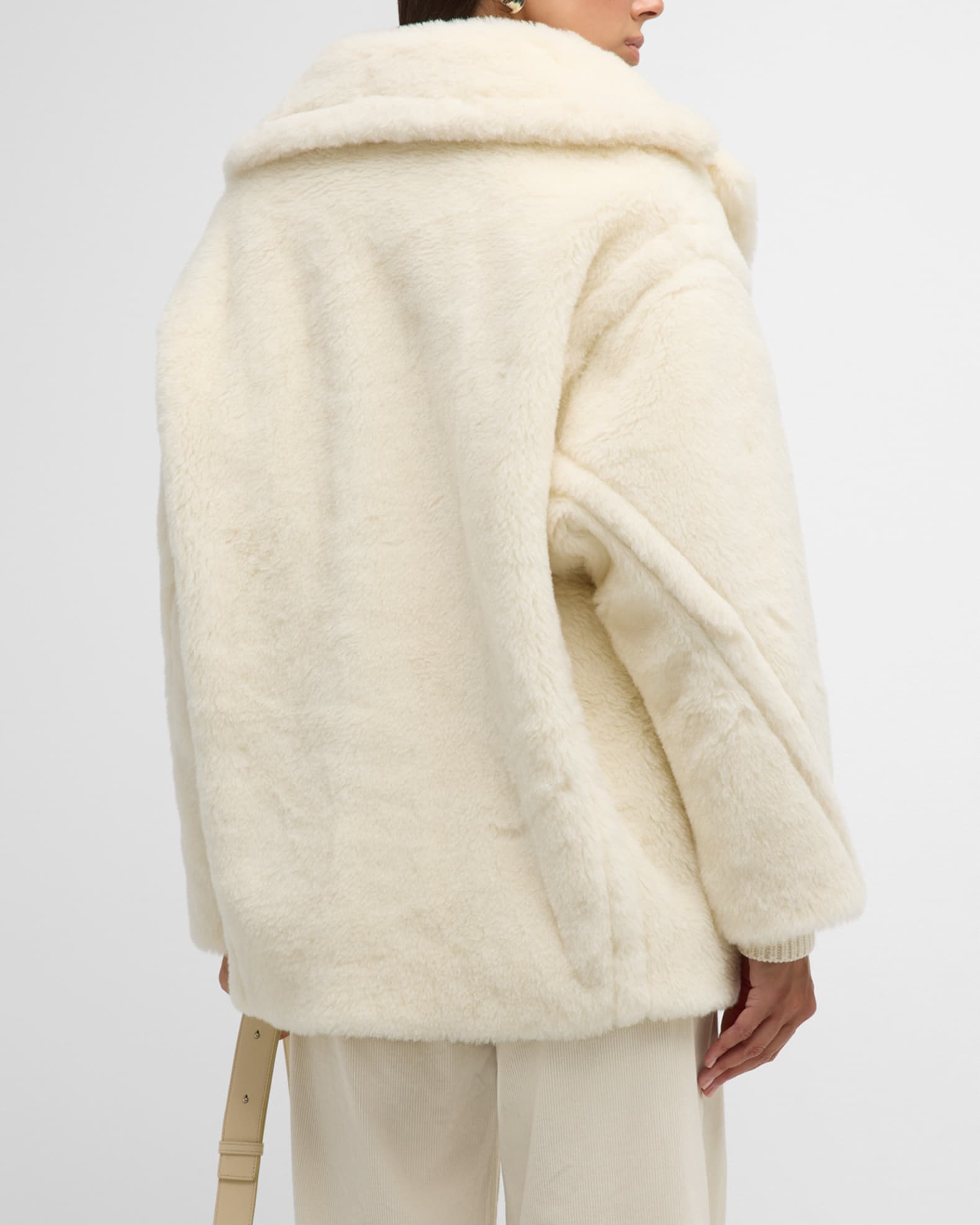 Max Mara Olga Double-Breasted Wool Coat | Neiman Marcus