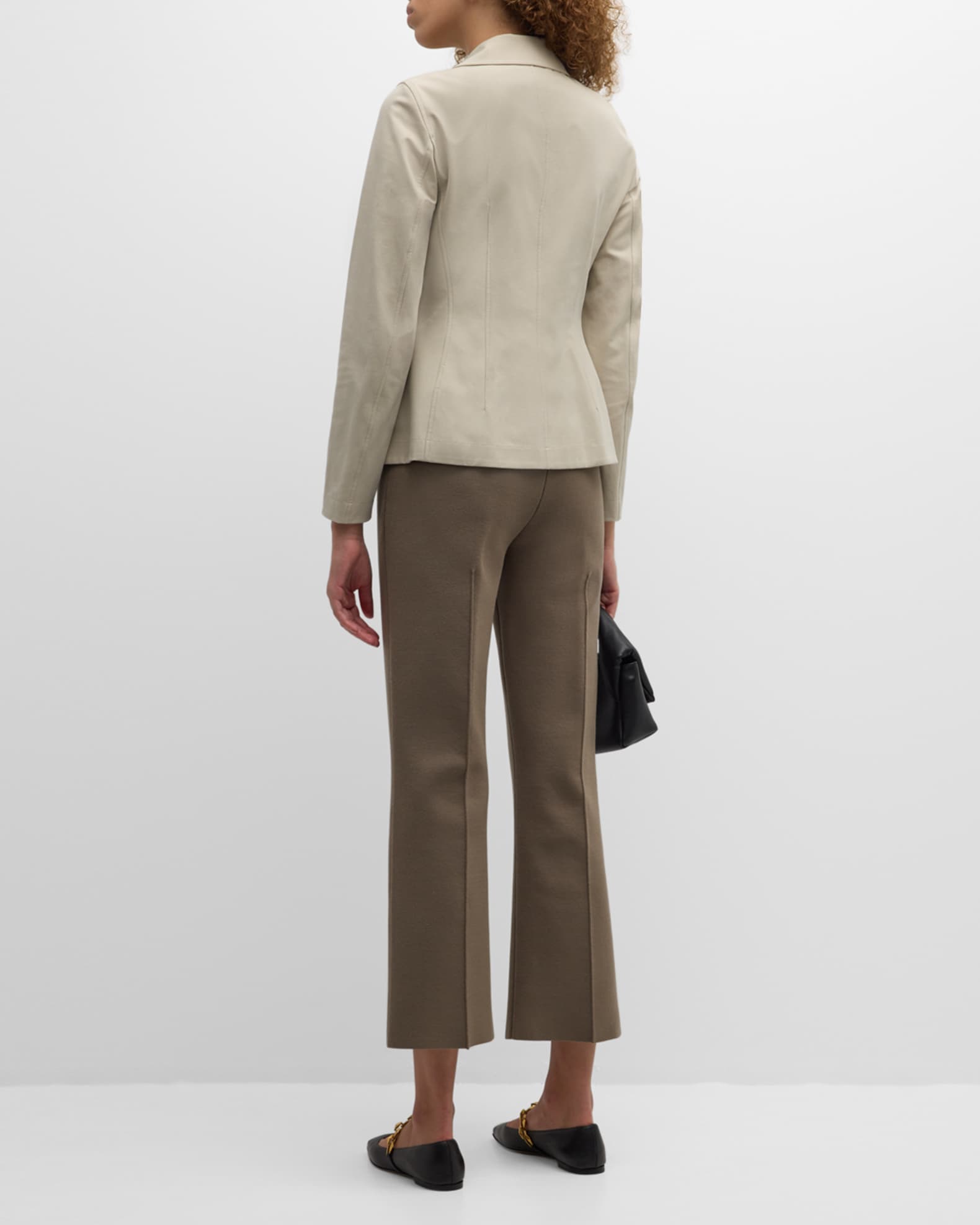 Lafayette 148 New York Notched-Lapel Techno Stretch Twill Jacket ...