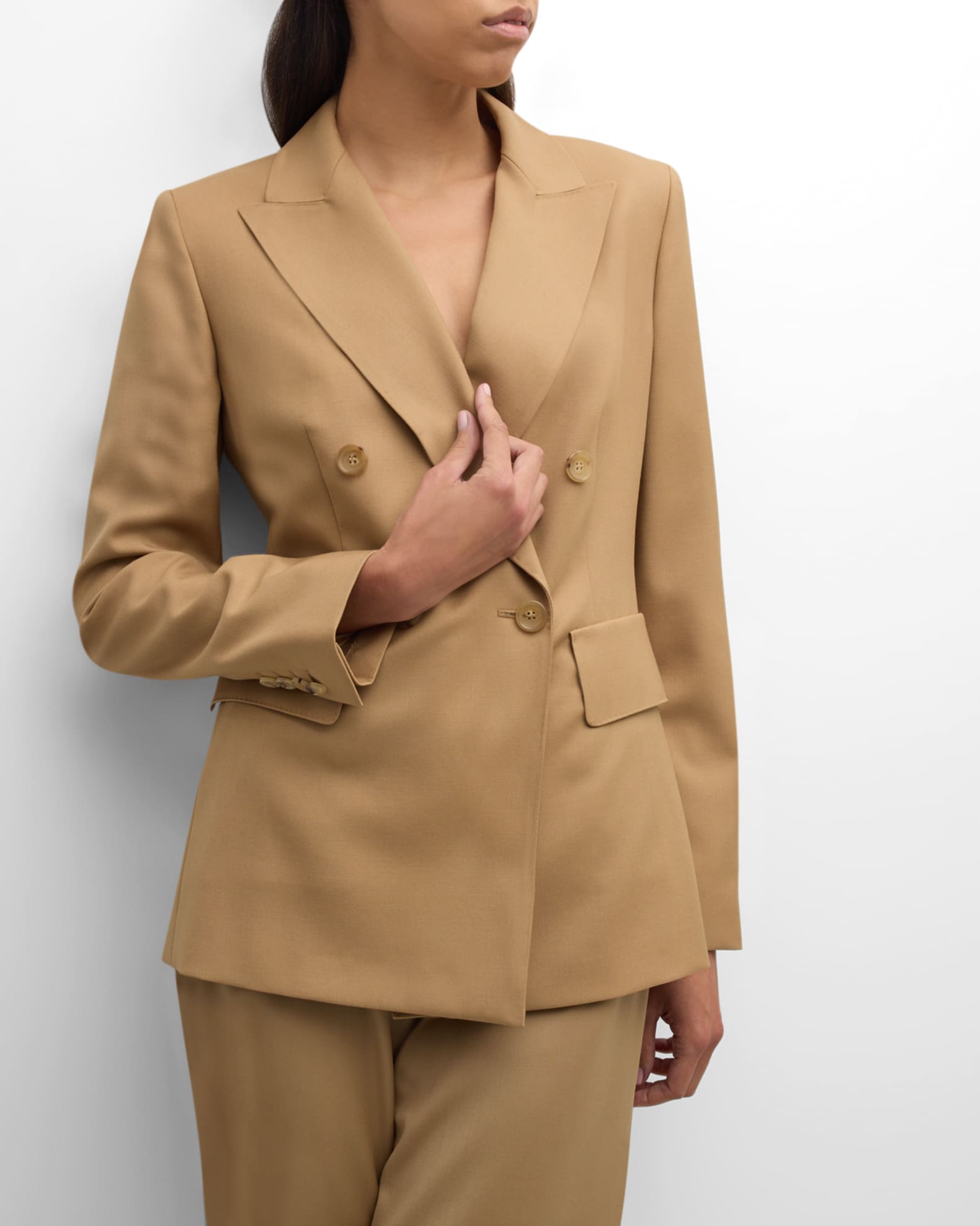 Max Mara Osanna Double-Breasted Jacket | Neiman Marcus