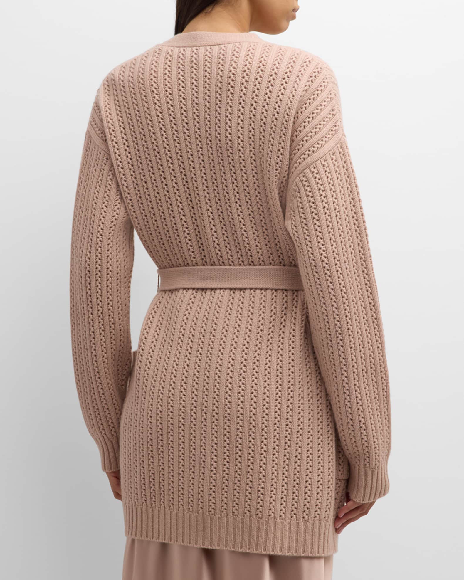 Max Mara Balzac Wool Cashmere Wrap Cardigan Neiman Marcus