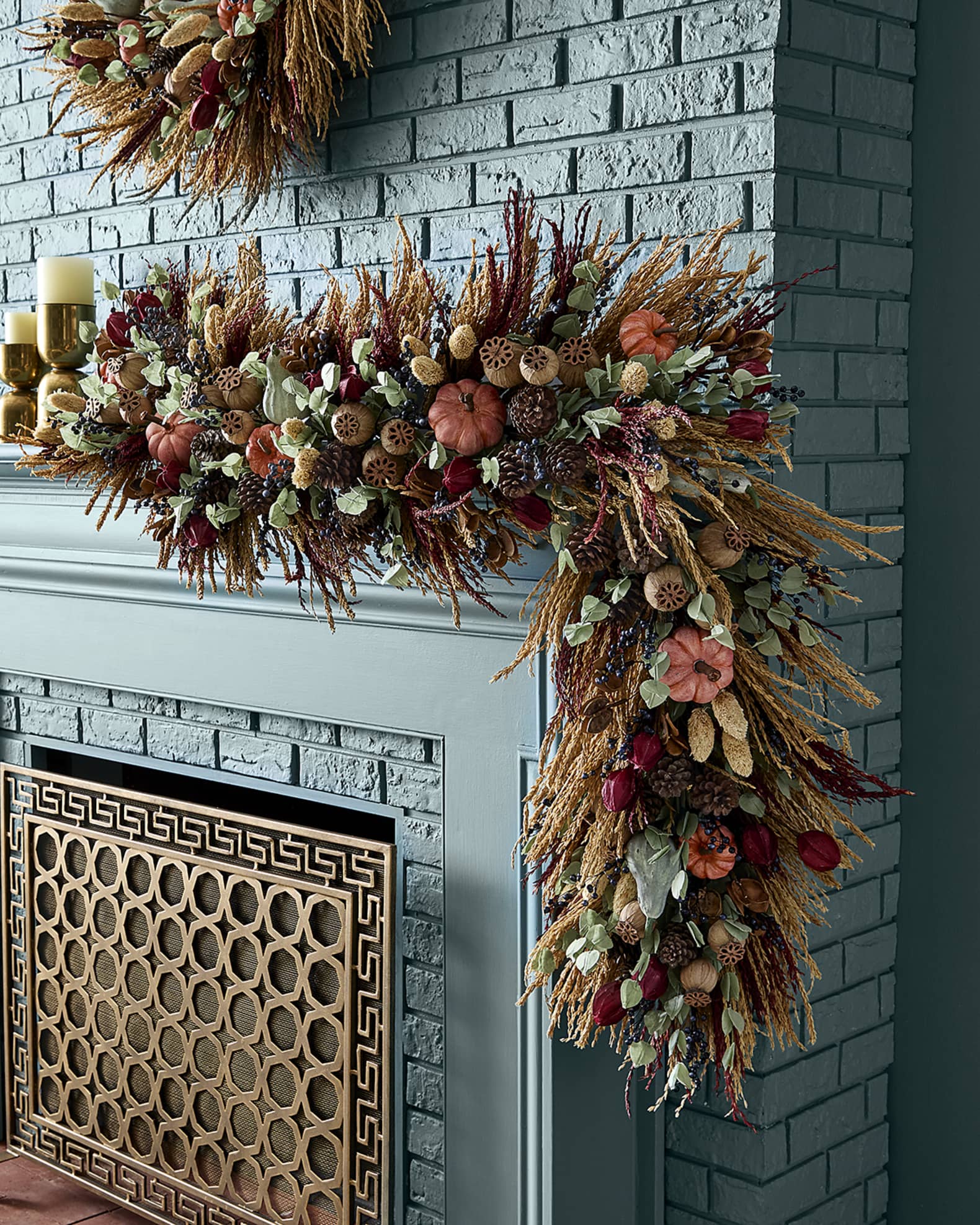 Neiman Marcus 6' Autumn Harvest Garland | Neiman Marcus