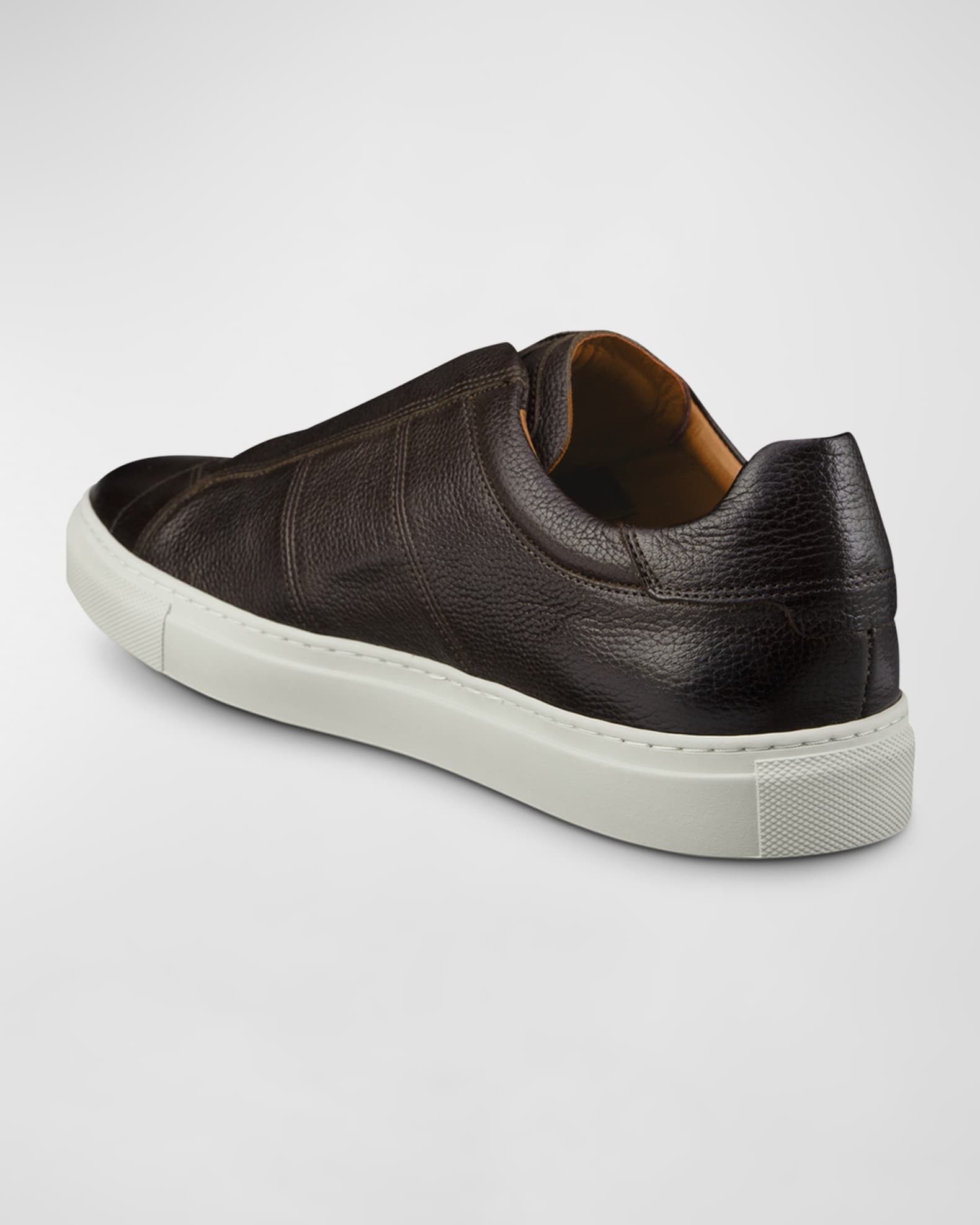Allen Edmonds Men's Colton Grained Leather Slip-On Sneakers | Neiman Marcus