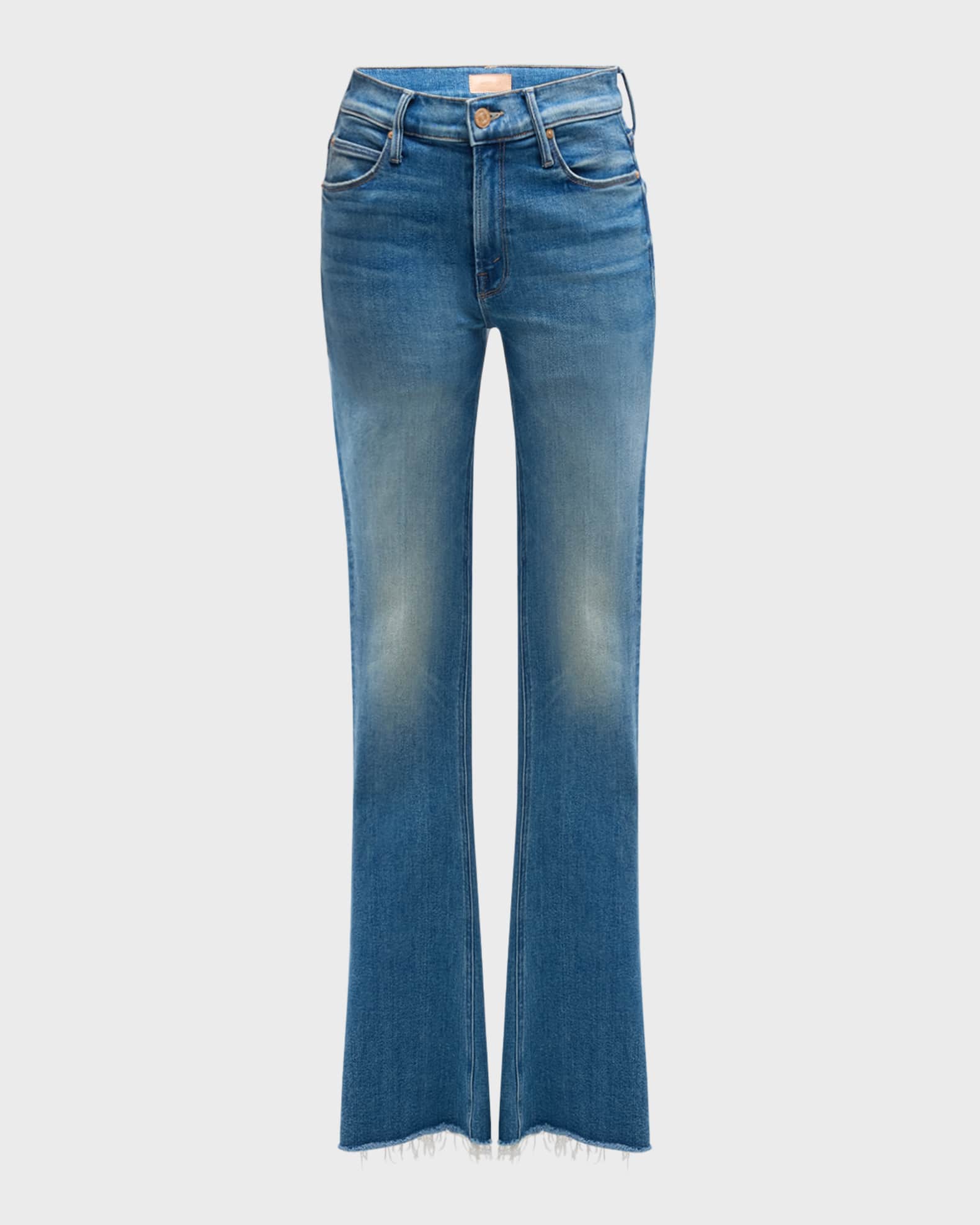 MOTHER The Runaway Fray Jeans | Neiman Marcus