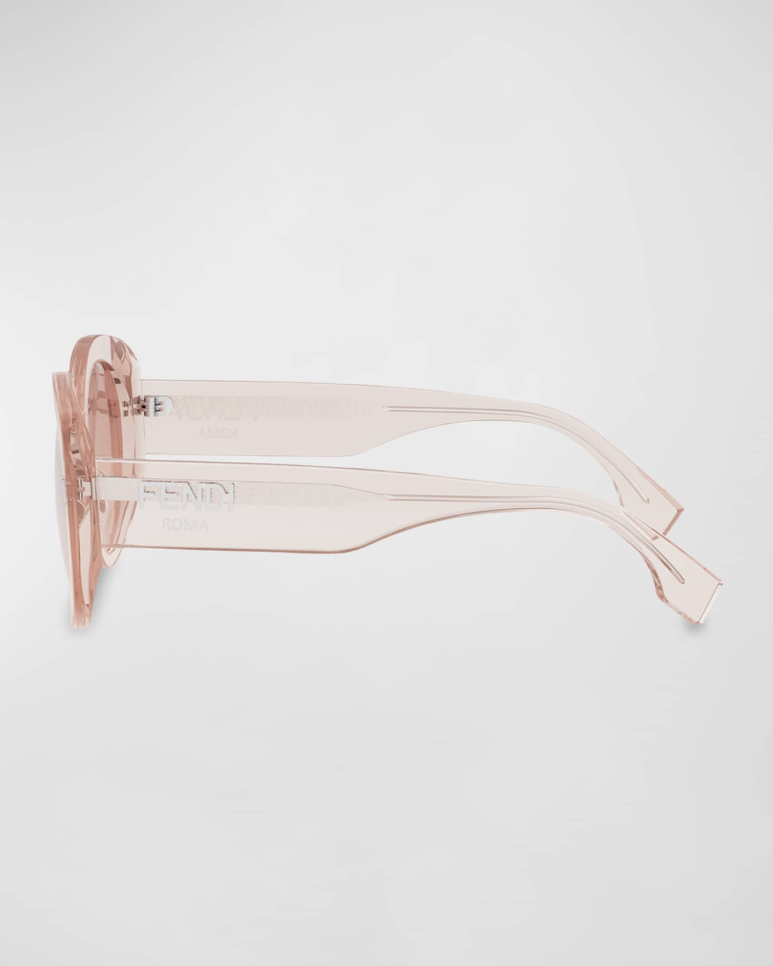 Fendi Fendi Roma Acetate Round Sunglasses | Neiman Marcus