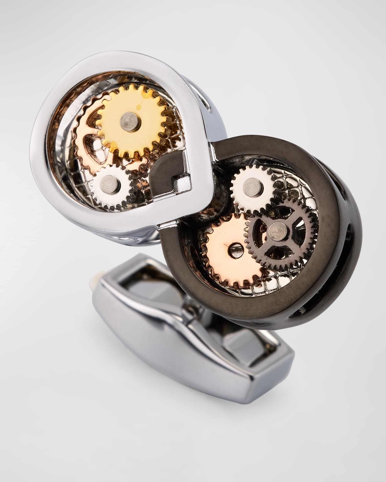 Tateossian Men's Infinity Gear Cufflinks in Palladium Plated with ...
