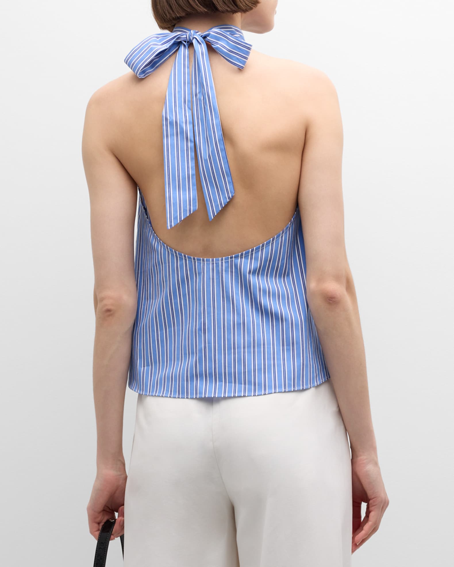 Solid and Striped The Barbara Striped Halter Top | Neiman Marcus