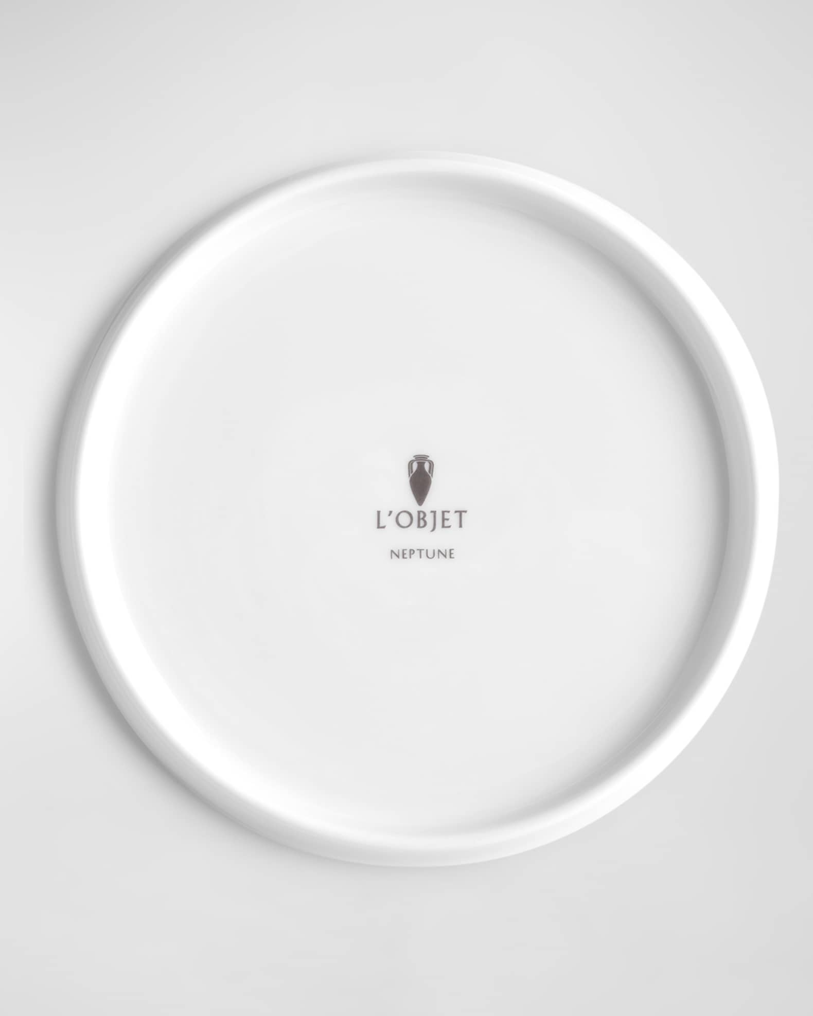 L'Objet Neptune 24K Gold-Rimmed Dinner Plate | Neiman Marcus