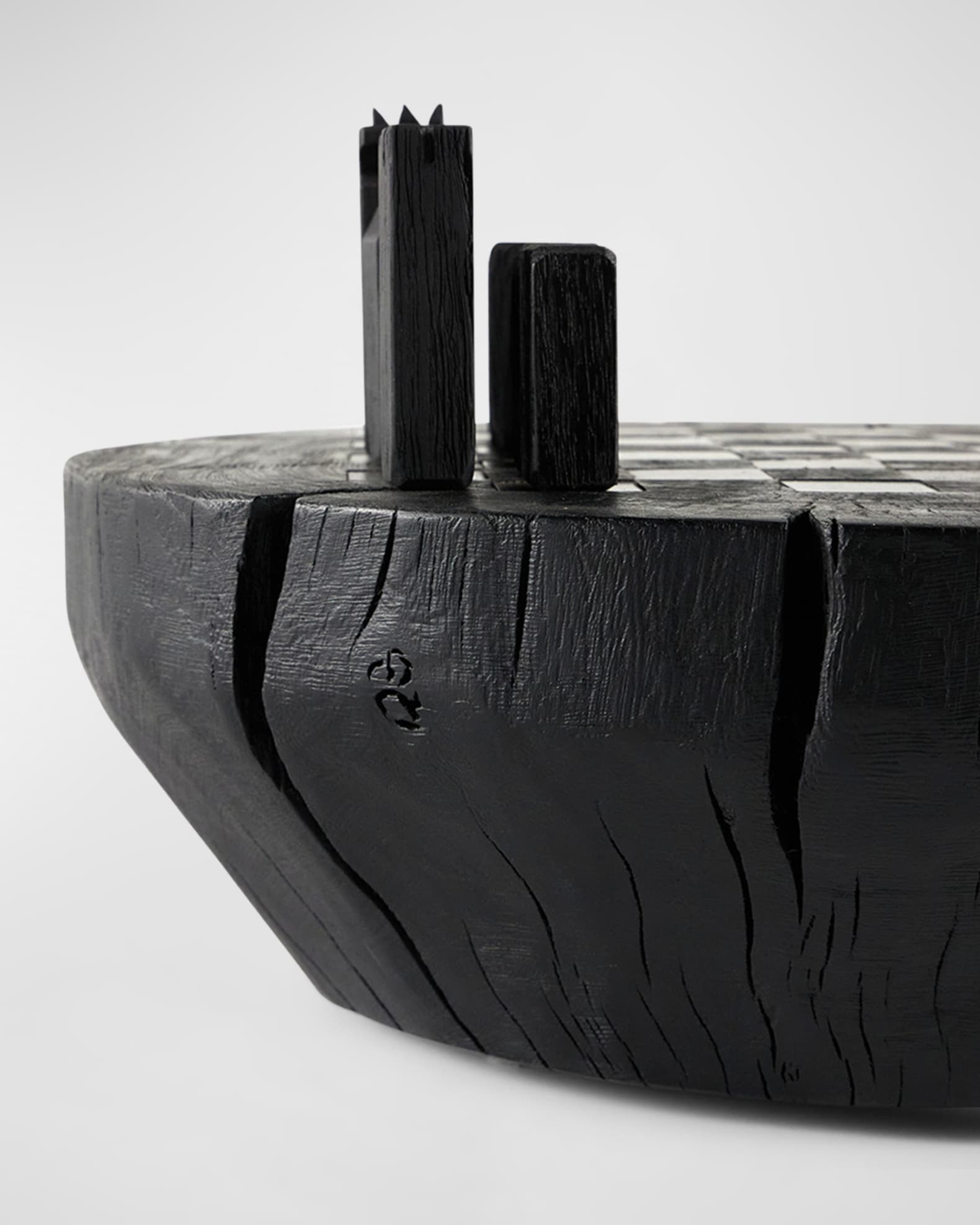 Four Hands Carbonized Black Modern Chess Set | Neiman Marcus